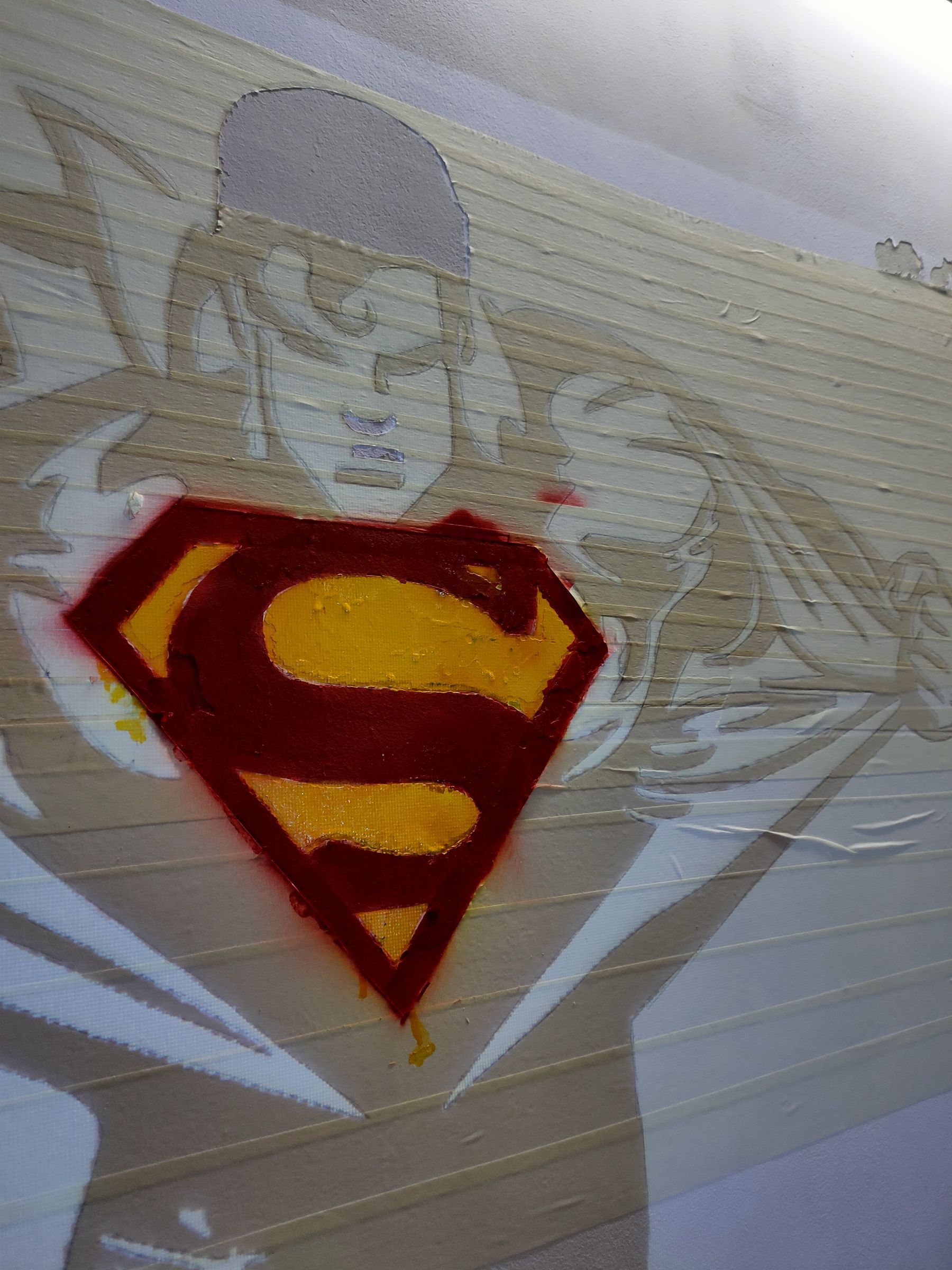 Making a Superman Wall Mural : 5 Steps (with Pictures) - Instructables