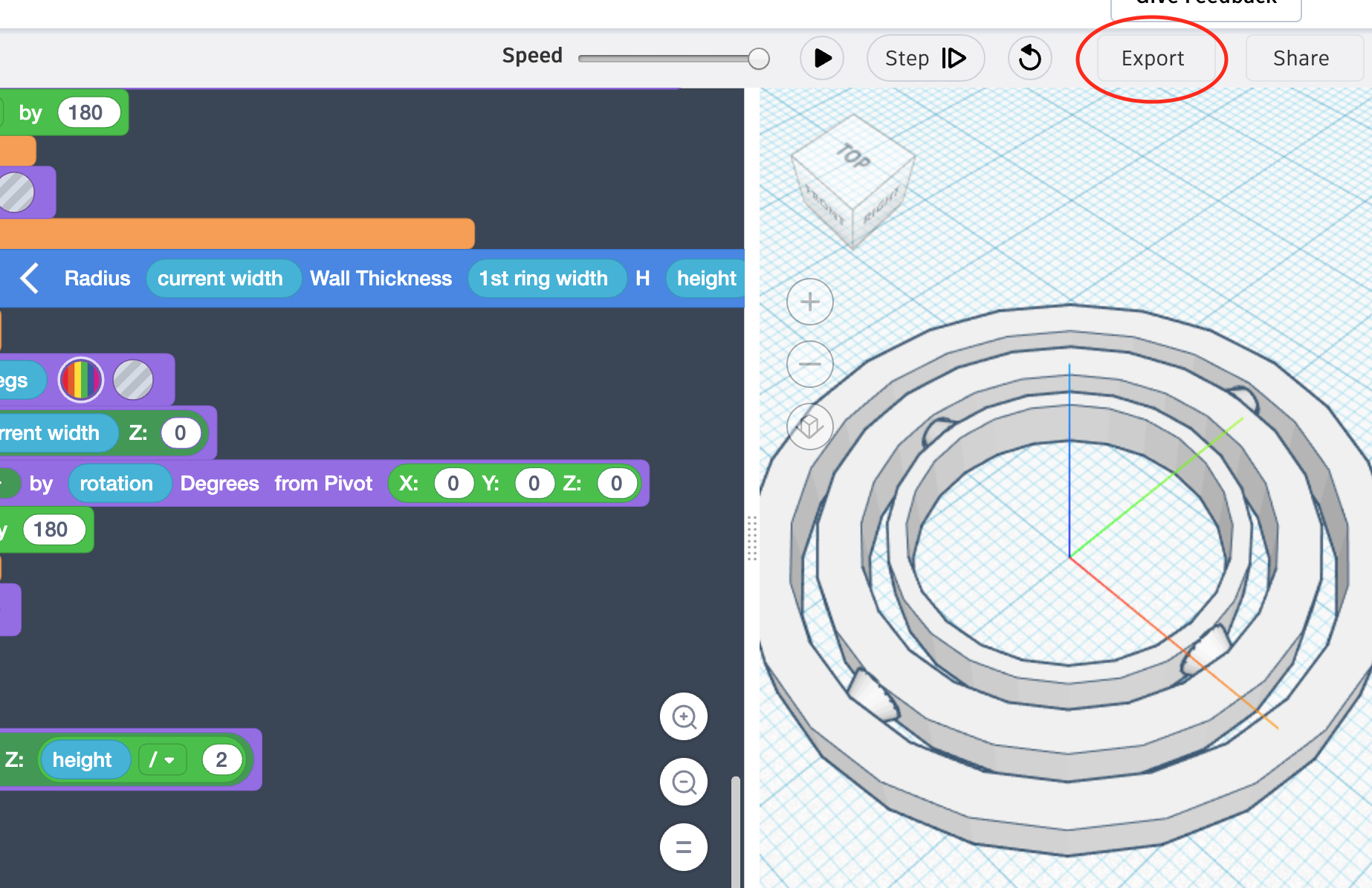Make a Fidget/Gyro-Keychain With Code Using Tinkercad Codeblocks : 13 Steps (with Pictures ...