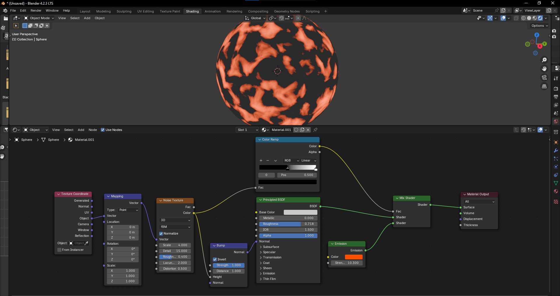 Procedural Lava Shader in Blender : 4 Steps (with Pictures) - Instructables