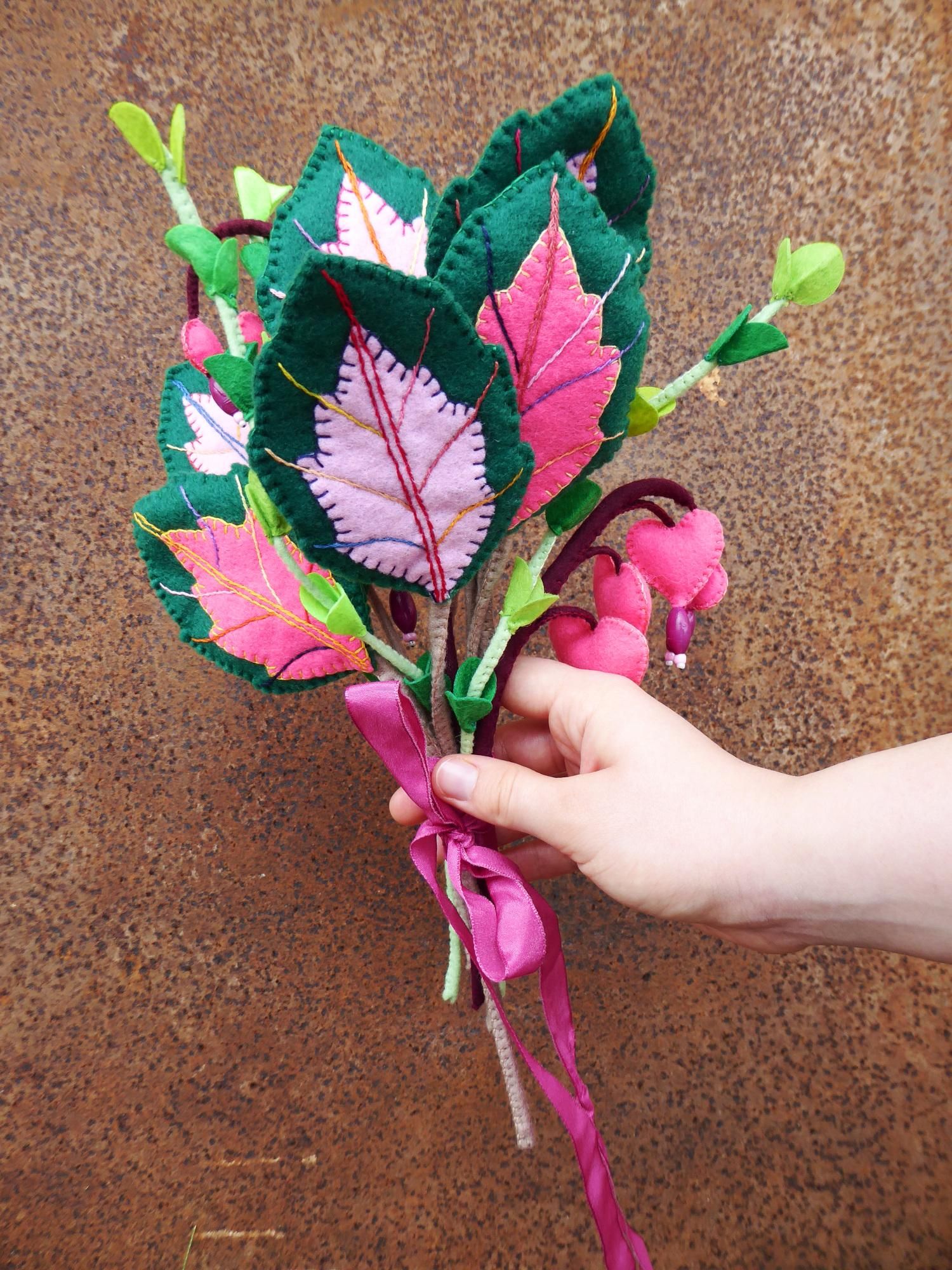 Forever Flowers - a Stitched Felt Flower Bouquet : 17 Steps (with ...