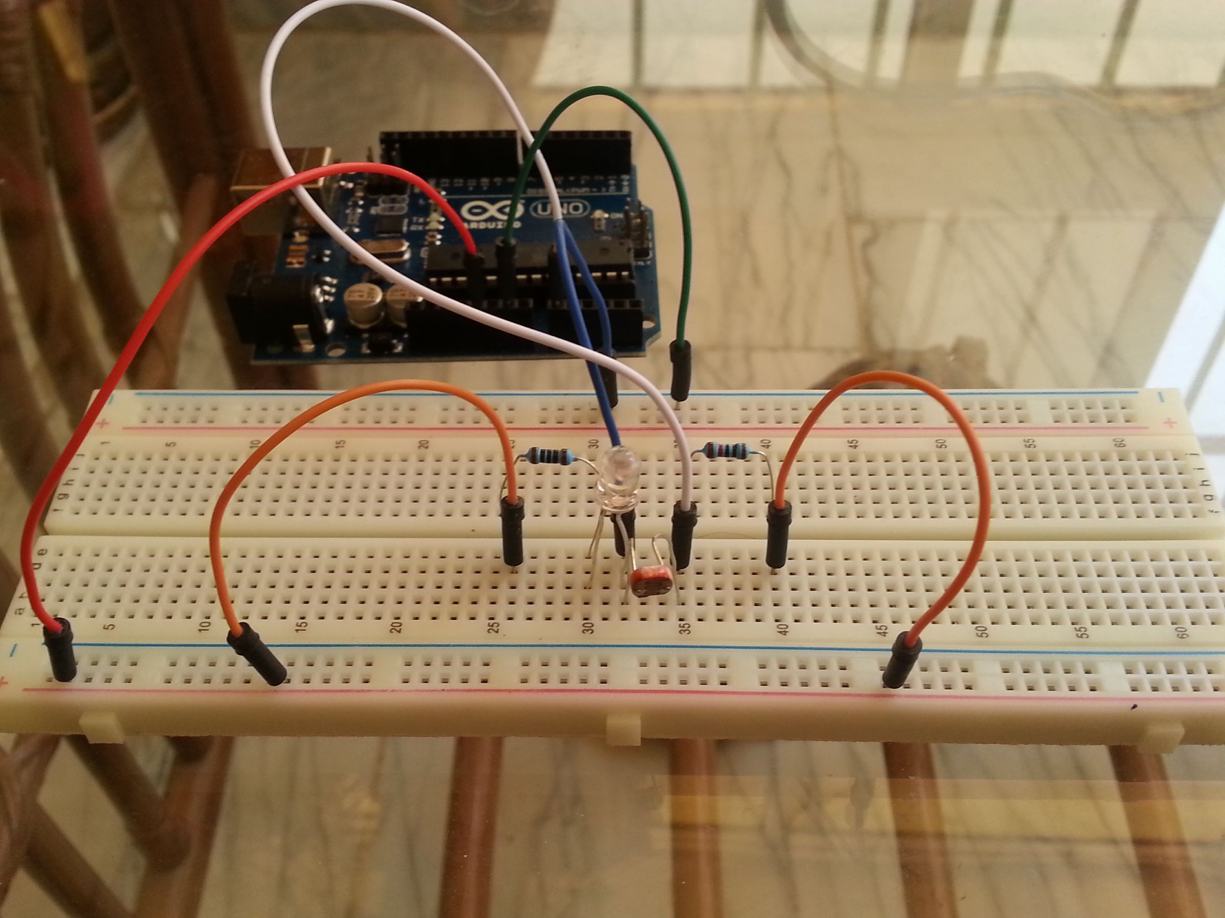 Rotational Input From Arduino Using LDR(light-dependent Resistor) to ...