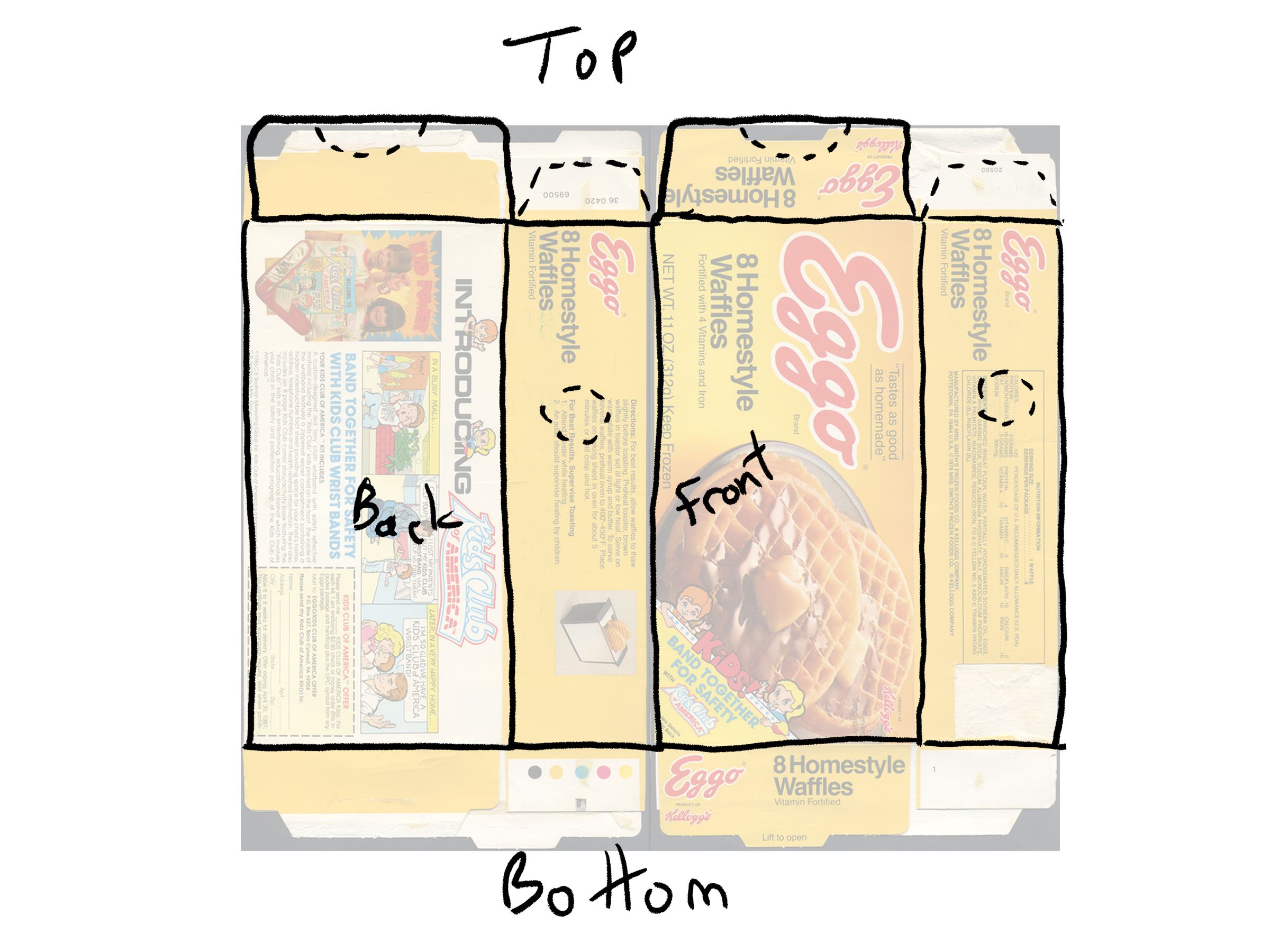 Stranger Things Eggo Waffle Box Costume : 4 Steps (with Pictures ...