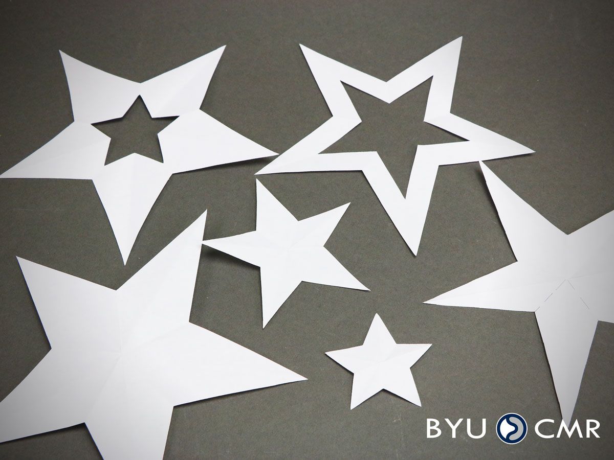 One Cut Origami Star : 7 Steps (with Pictures) - Instructables