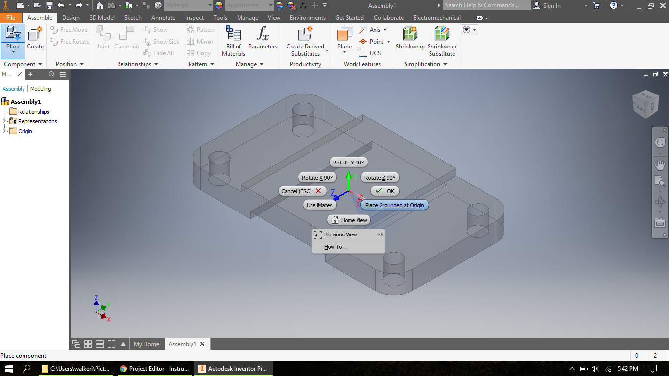 How to Create an Assembly in Inventor : 20 Steps - Instructables