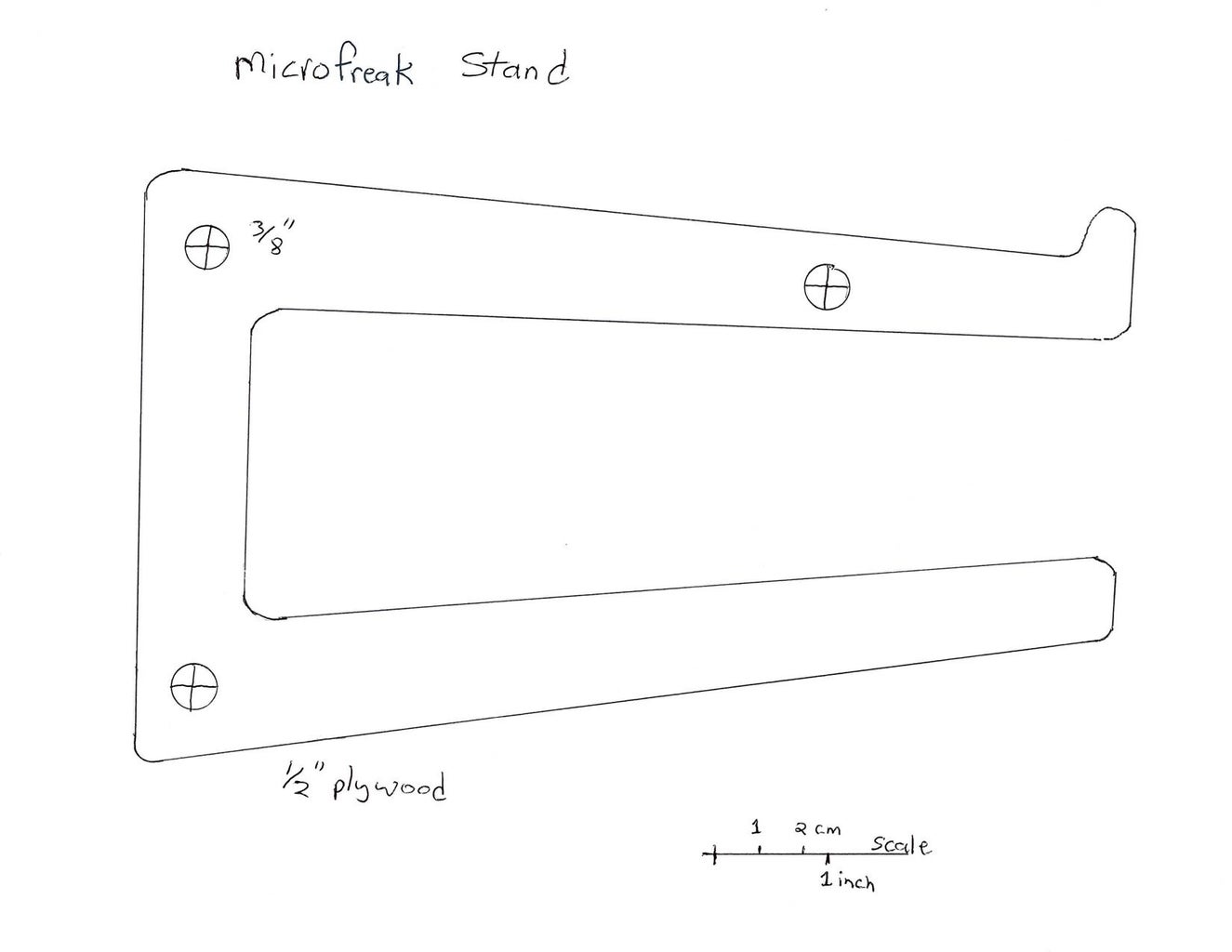 Microfreak Stand Small Synth Stand Laptop Stand 3 Steps microfreak-stand-small-synth-stand-laptop-stand-3-steps