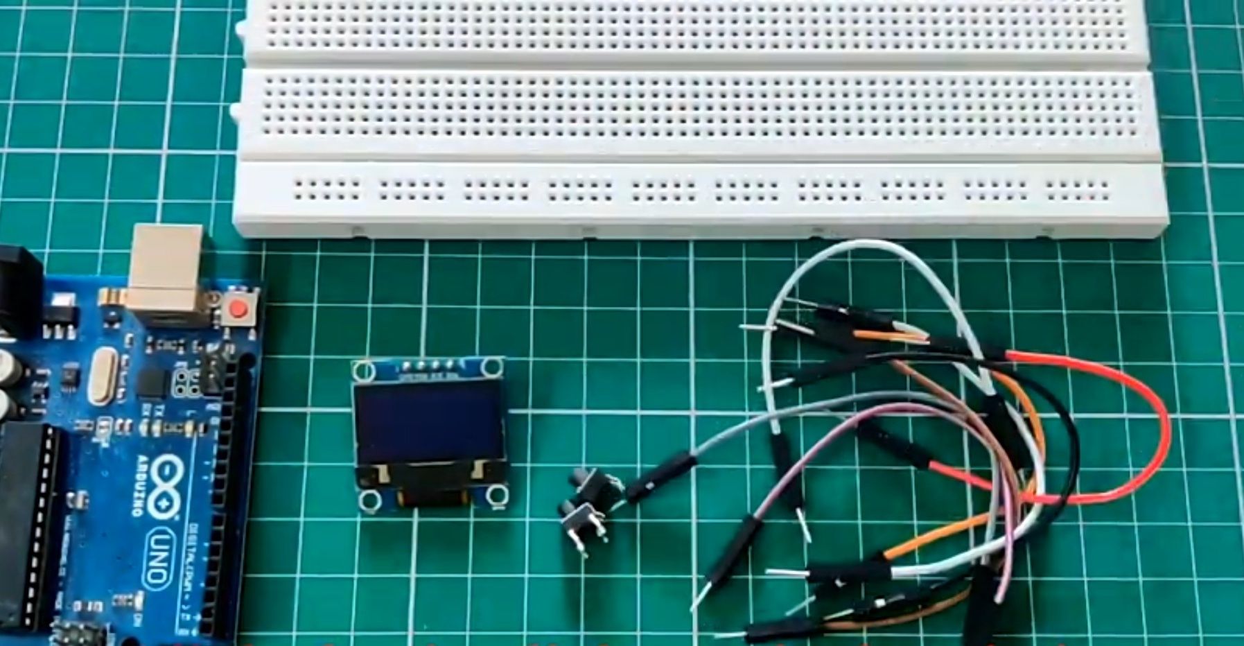 Play a PONG Game With Arduino Uno and OLED 0.96 SSD1306 Display : 6 ...