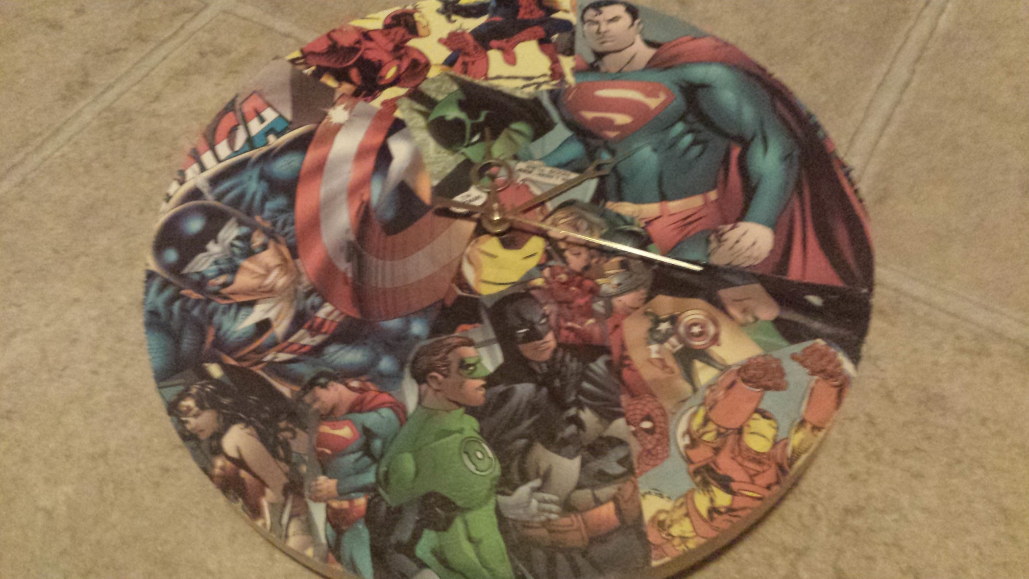 Super Hero Clock : 6 Steps - Instructables