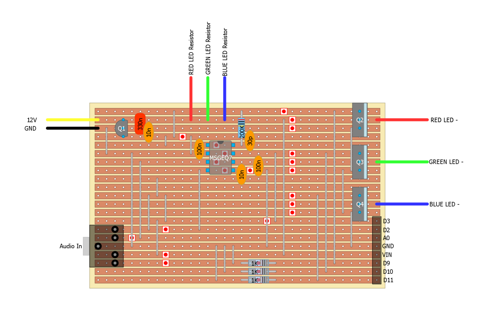 DIY Arduino LED Color Organ 2.0 : 5 Steps - Instructables