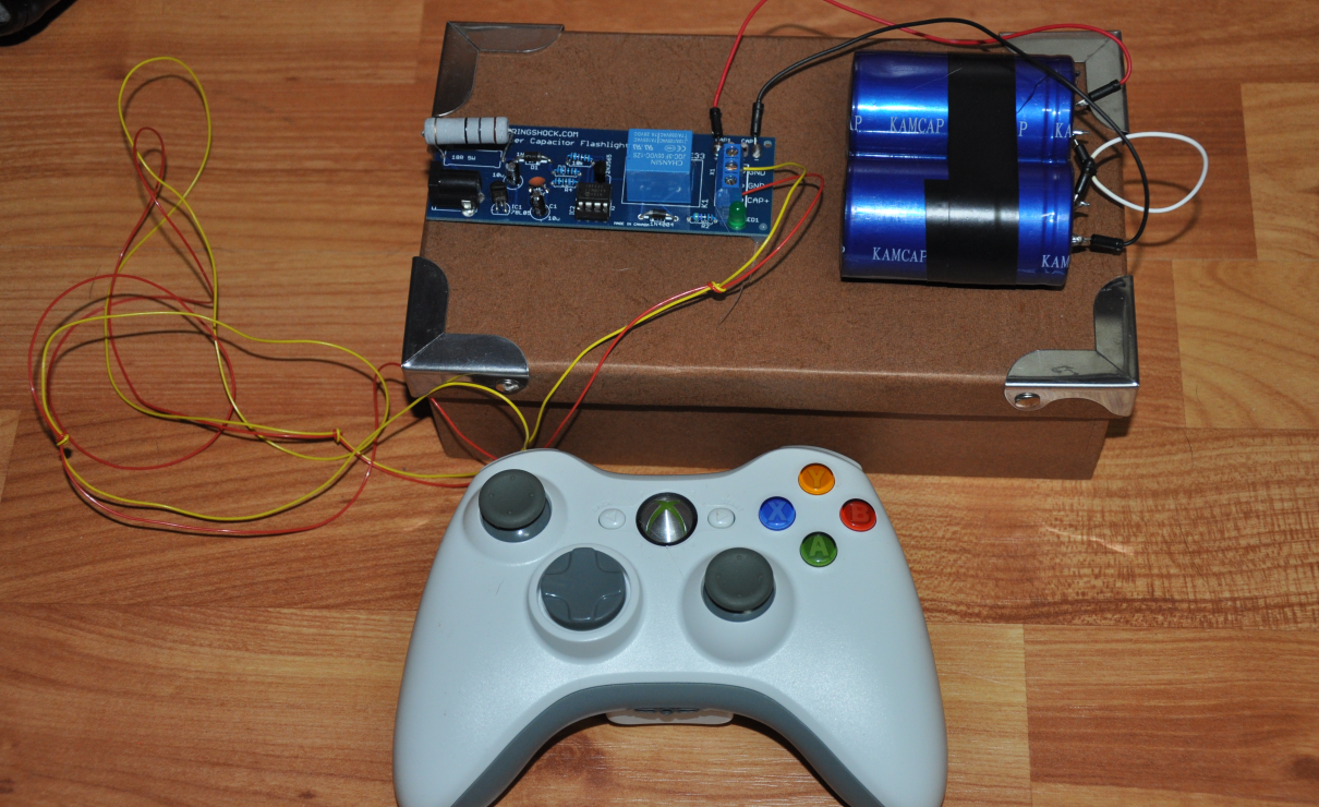 Modify Your Wireless XBOX 260 Controller With Super Capacitors ...