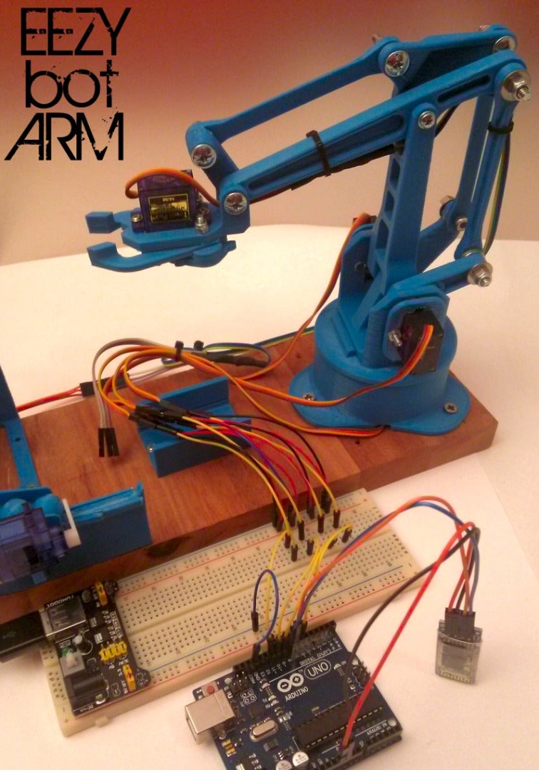 Android App To Control A 3dprinted Robot Instructables