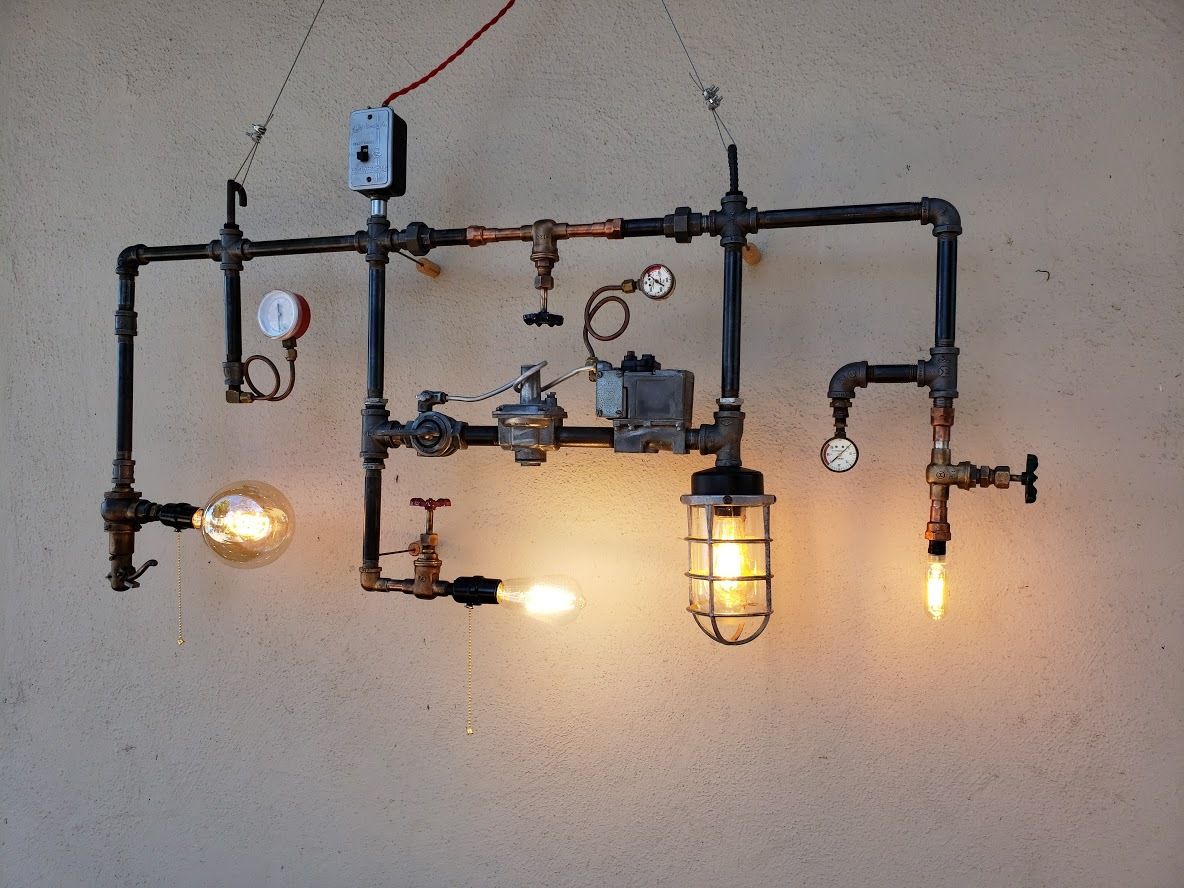 Industrial Wall Pipe Art : 4 Steps (with Pictures) - Instructables