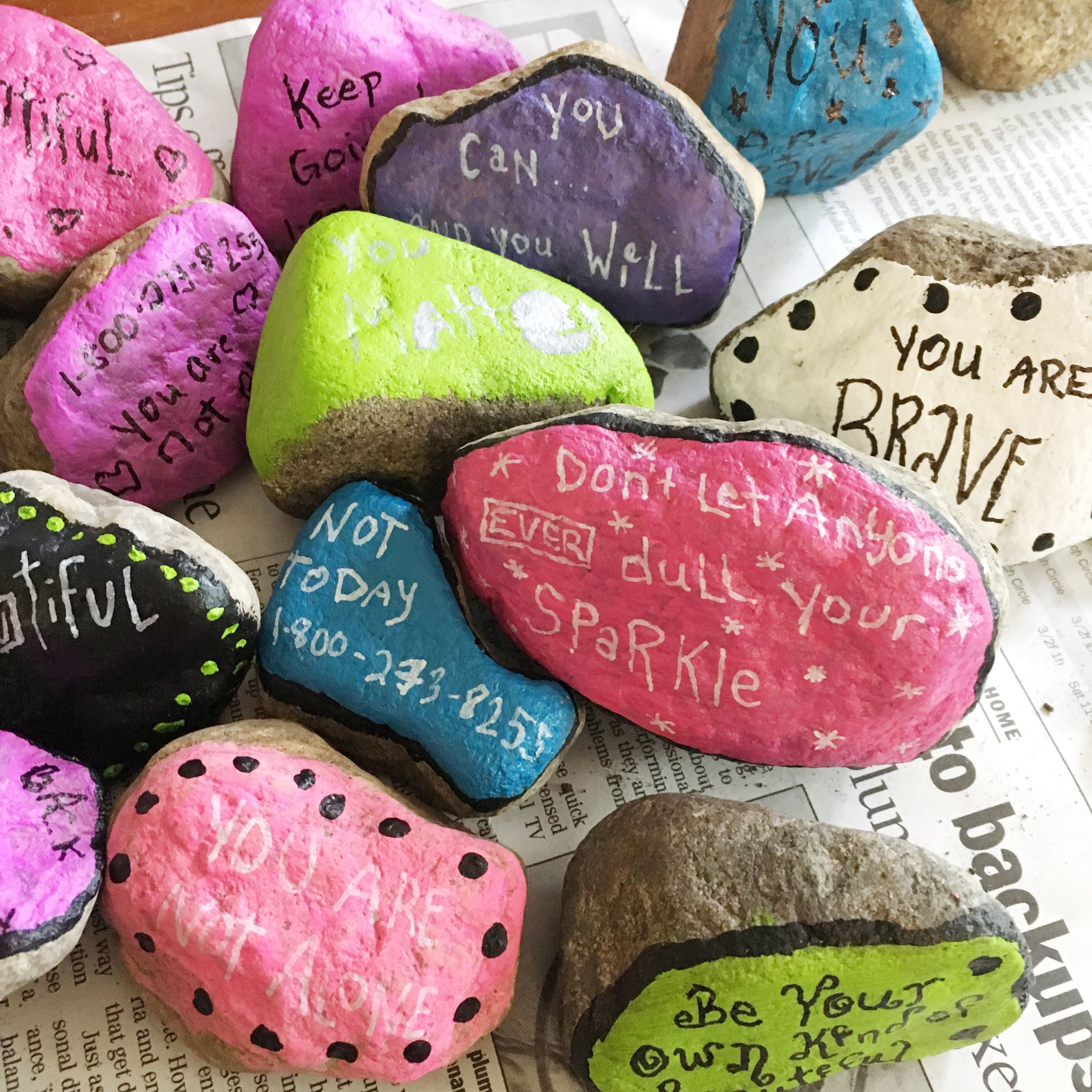 "Pick Me Up" Message Rocks : 6 Steps (with Pictures) - Instructables