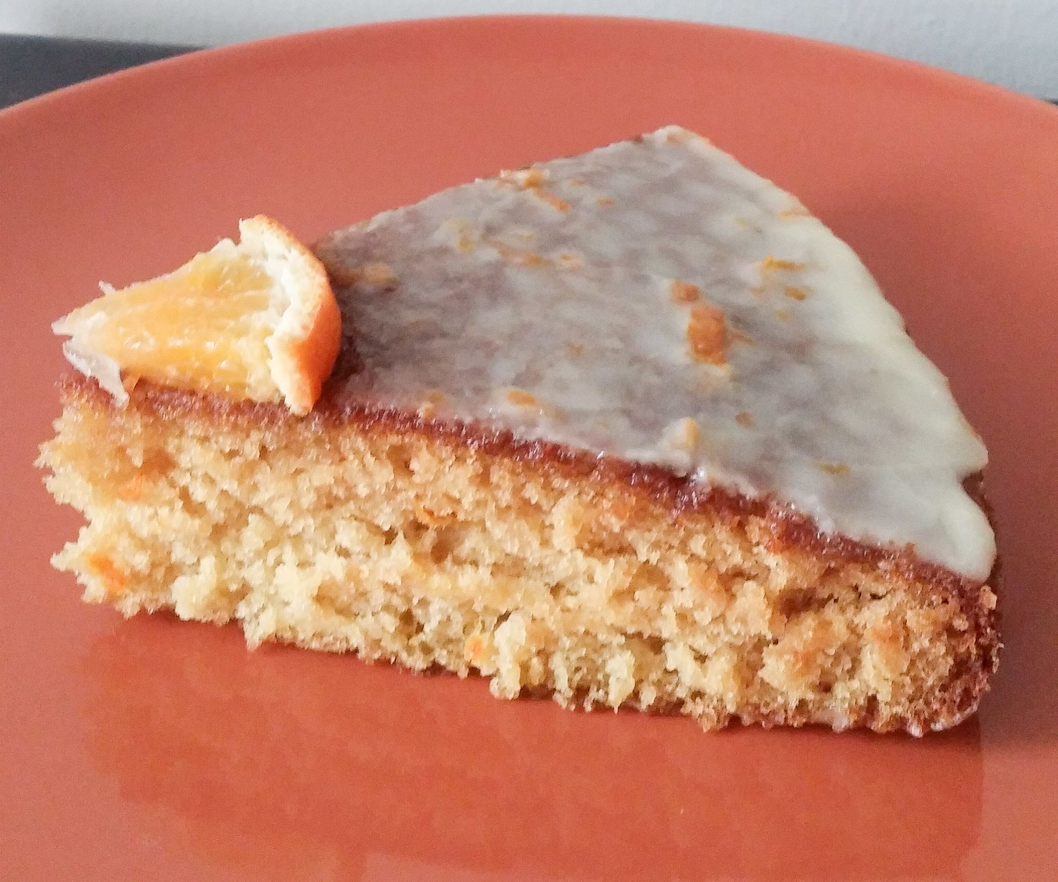 Orange Cake With Orange Icing - Vegan Recipe : 5 Steps (with Pictures ...