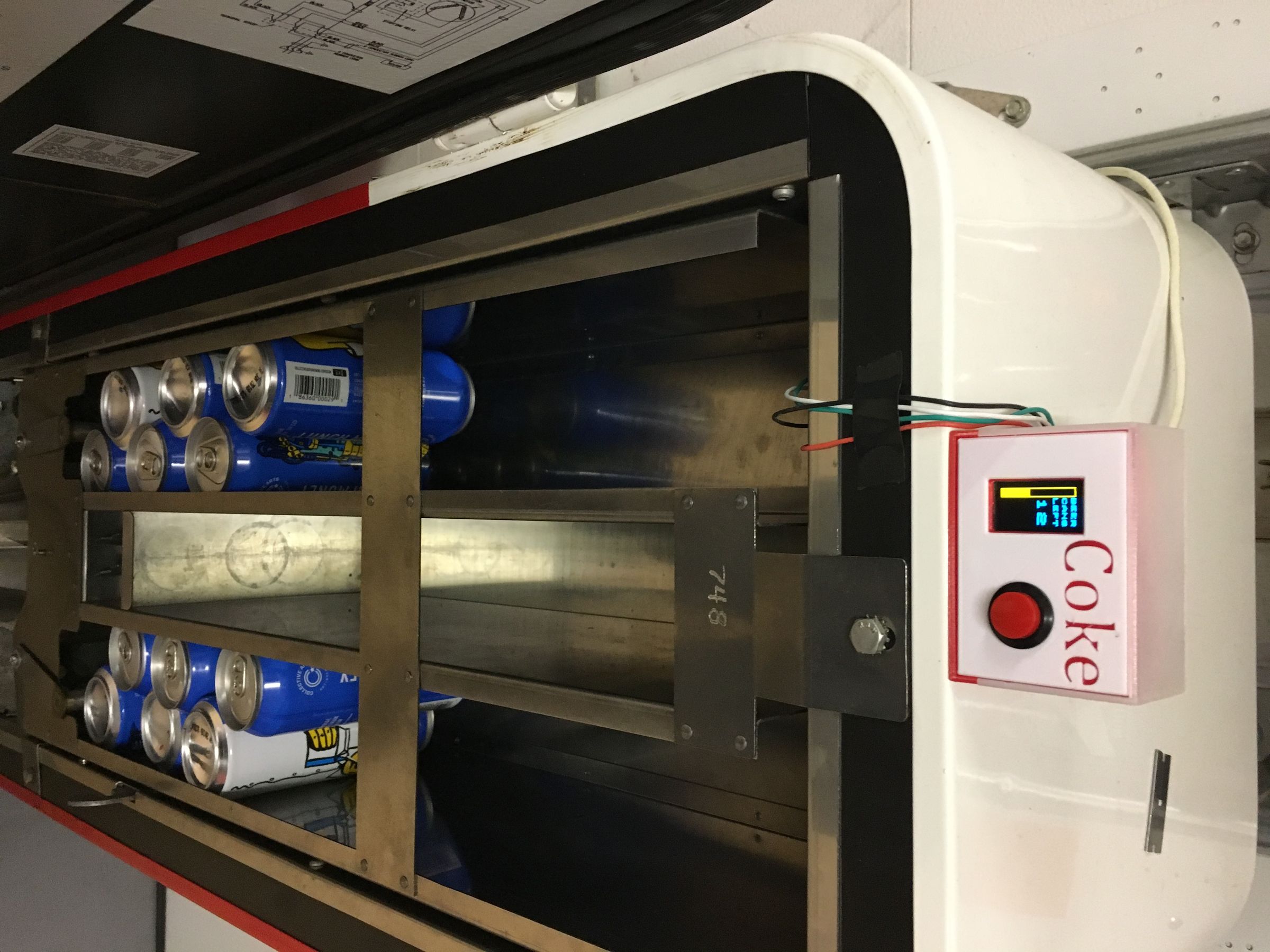 Coke Machine Can Level Detector : 5 Steps (with Pictures) - Instructables