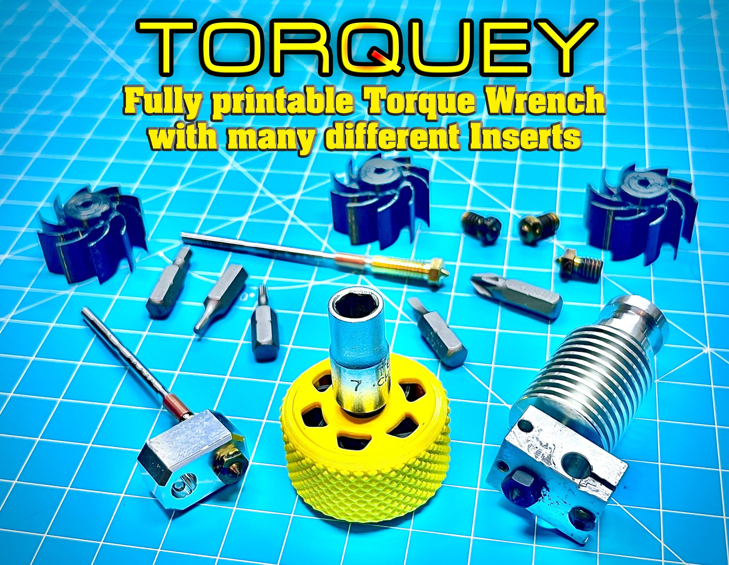 TORQUEY - Set of Torque Wrench Screwdriver - 3D Printable (0.1nm - 2 ...