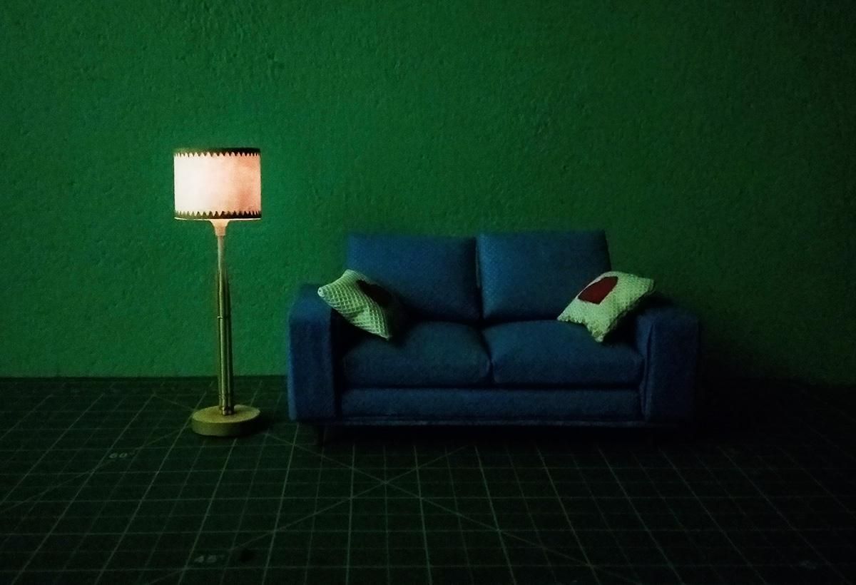 Miniature Couch - Tiny Sofa & Tiny Lamp : 14 Steps (with Pictures) - Instructables