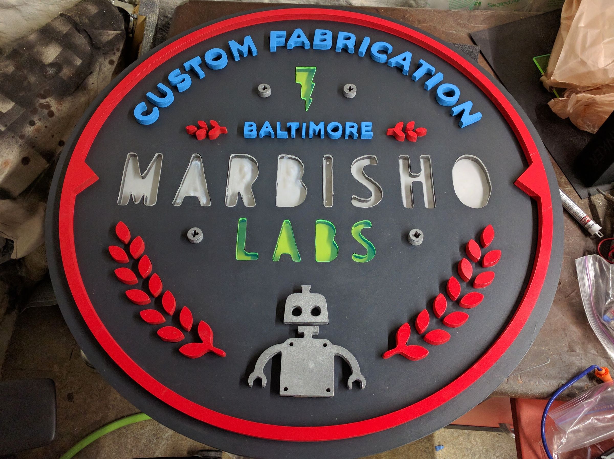 Shop Sign (CNC-cut and LED-backlit) : 8 Steps (with Pictures ...