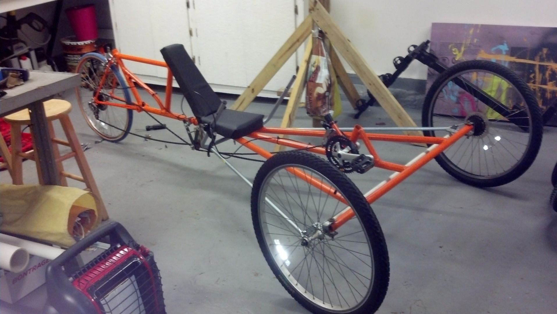 Three Wheel Bike Kinetic Sculpture : 12 Steps (with Pictures ...