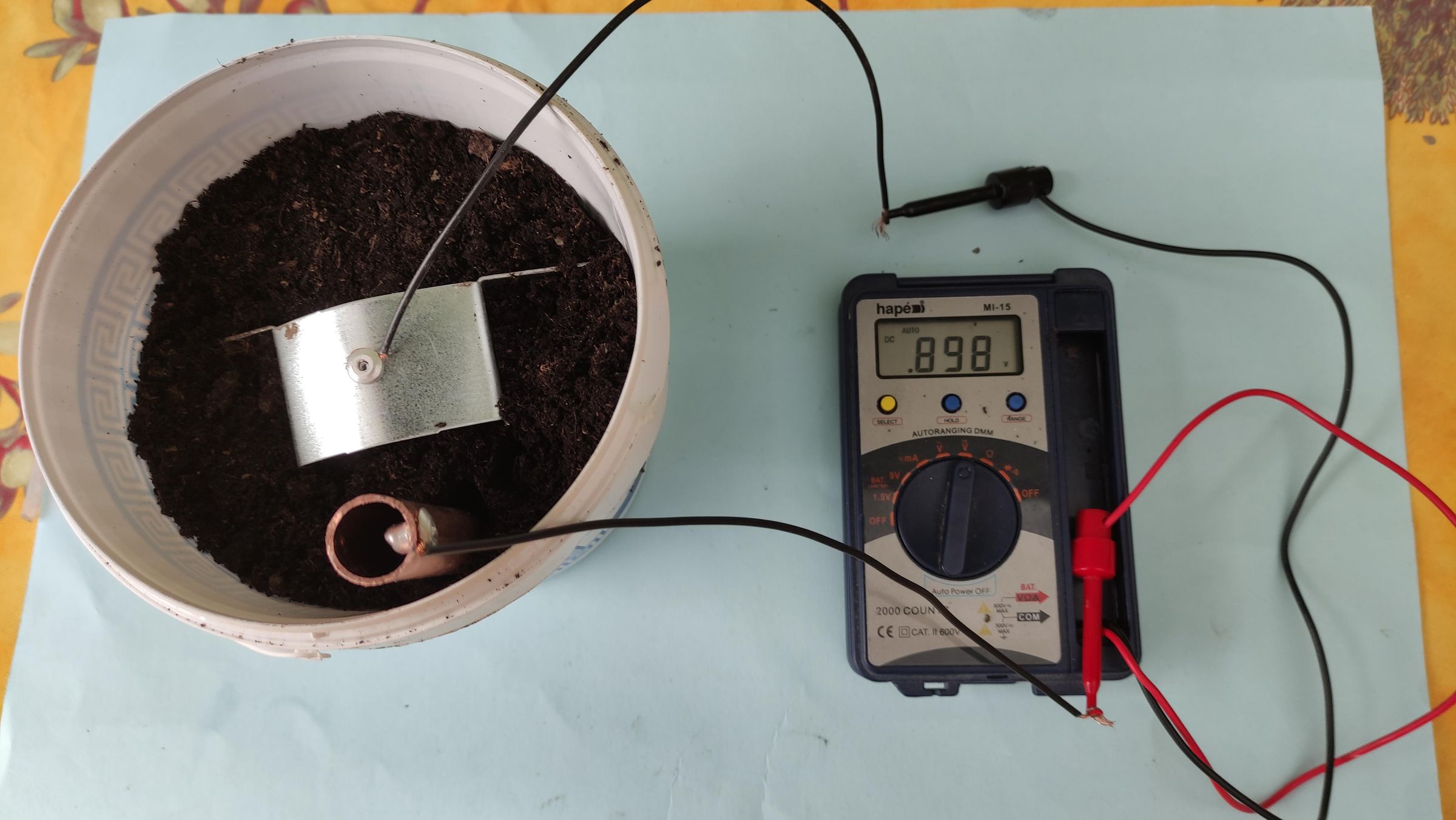 How to Make a Soil-Urine Battery With Load : 6 Steps (with Pictures ...