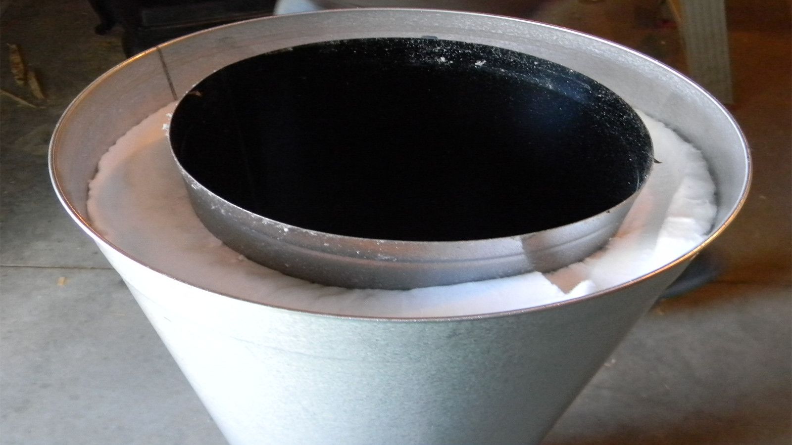 Chimney Pipe Installation for Wood Stove Through a Flat Ceiling : 8 ...