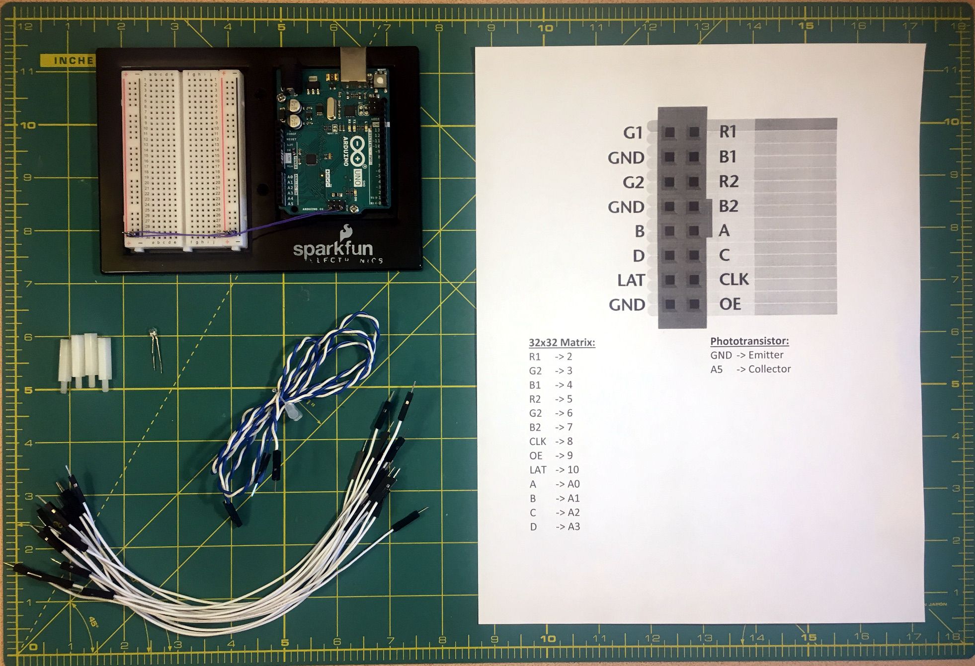 Using a LED Matrix As a Scanner : 8 Steps (with Pictures) - Instructables