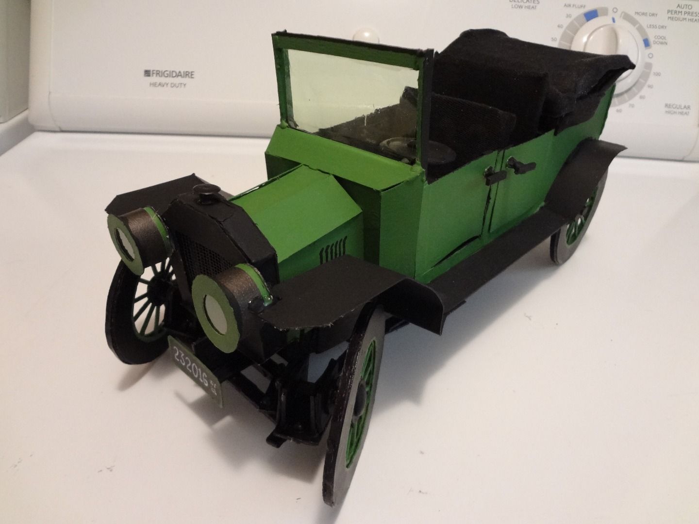Classic Convertible Cardboard Electric Car. : 16 Steps (with Pictures ...