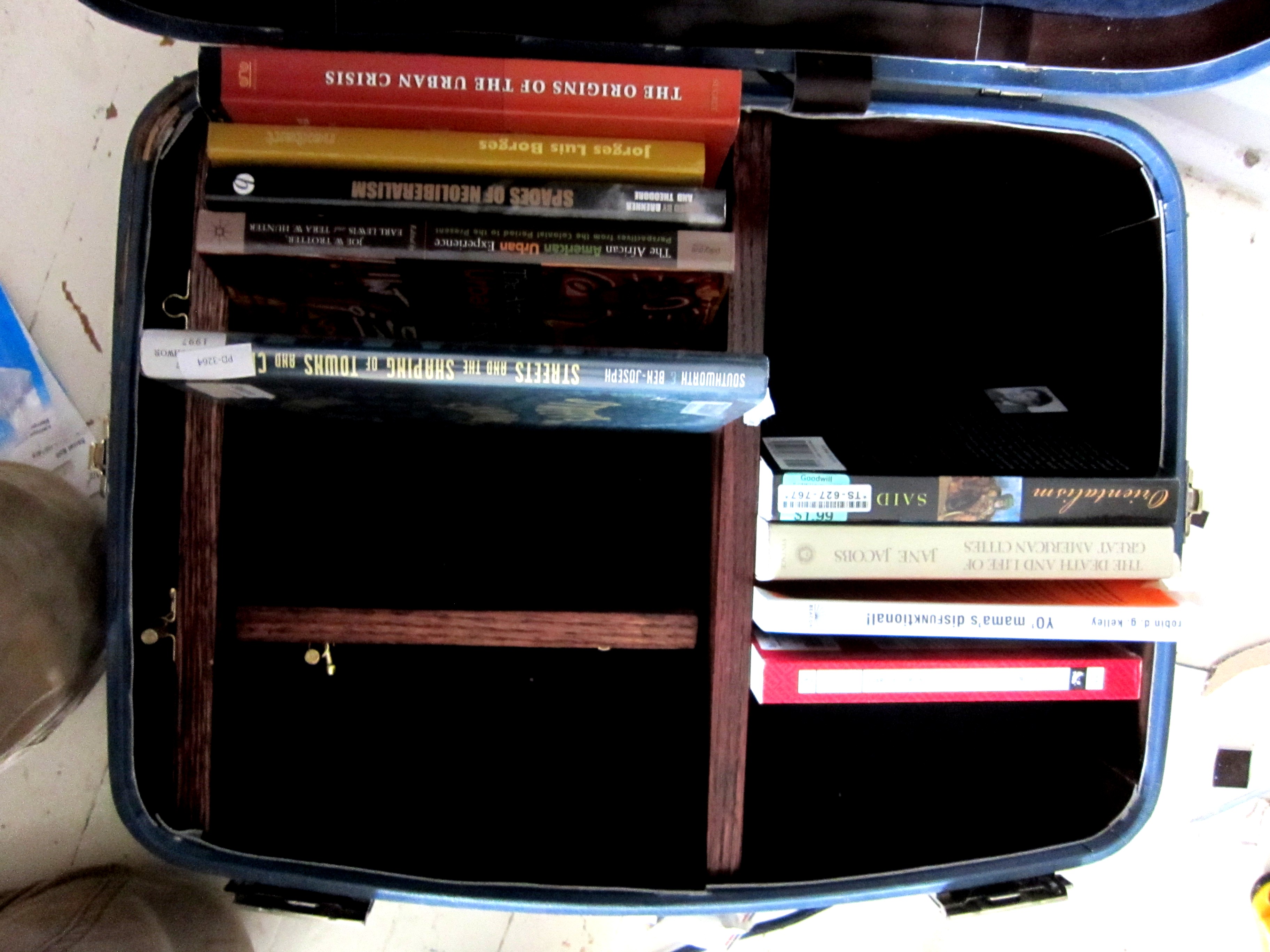 BookCASE: Travel Bookcase in a Suitcase! : 7 Steps (with Pictures ...