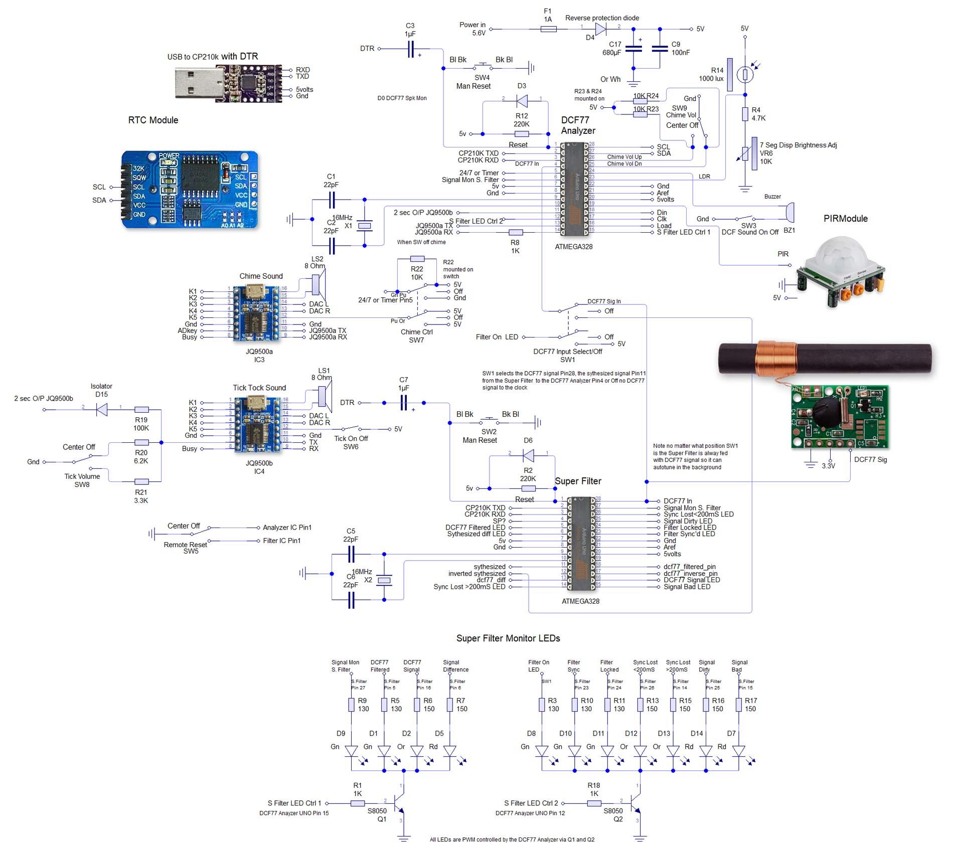 Arduino DCF77 Analyzer Clock MK2 : 35 Steps - Instructables