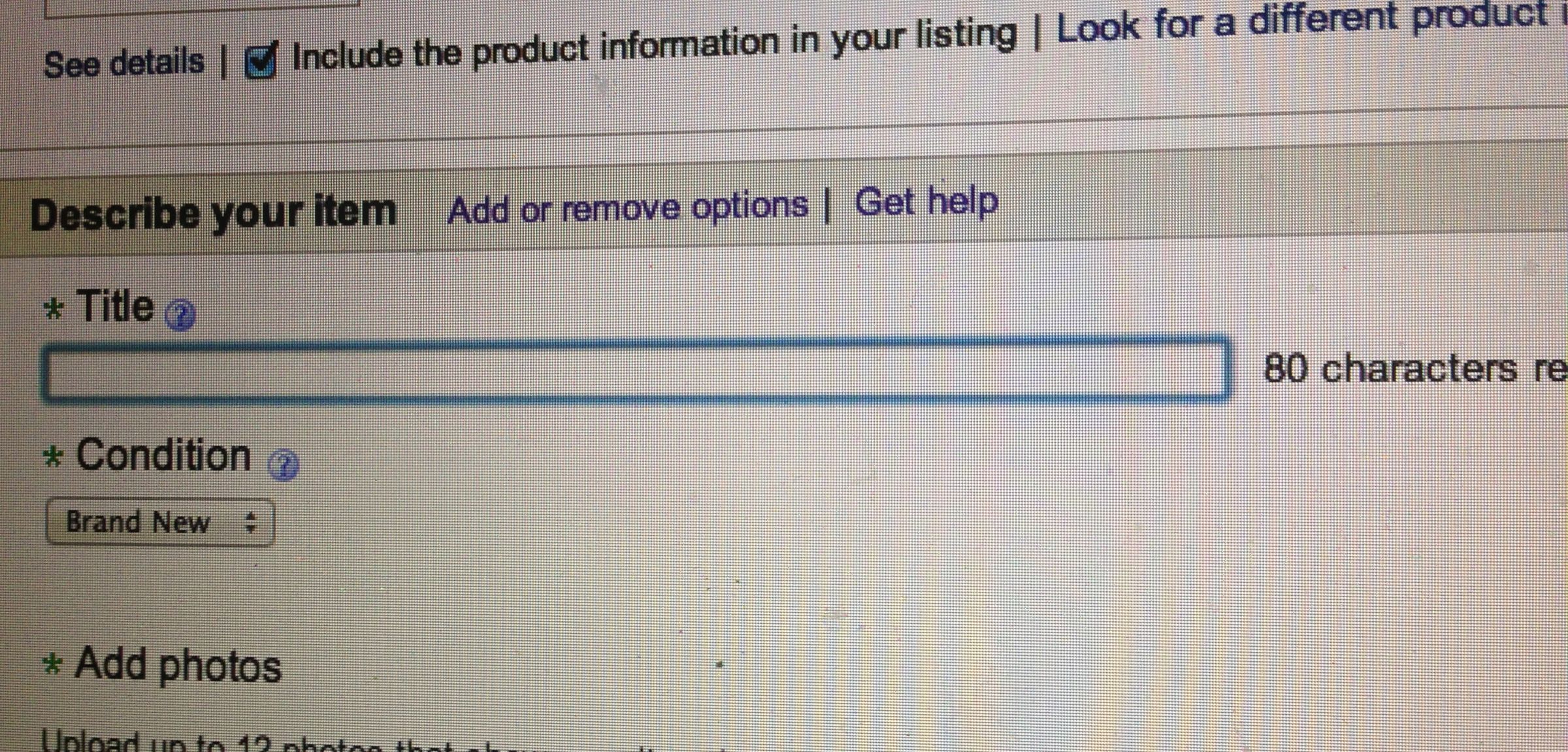 How to Sell an Item on EBAY Using the Advanced Tool (Auction Style ...