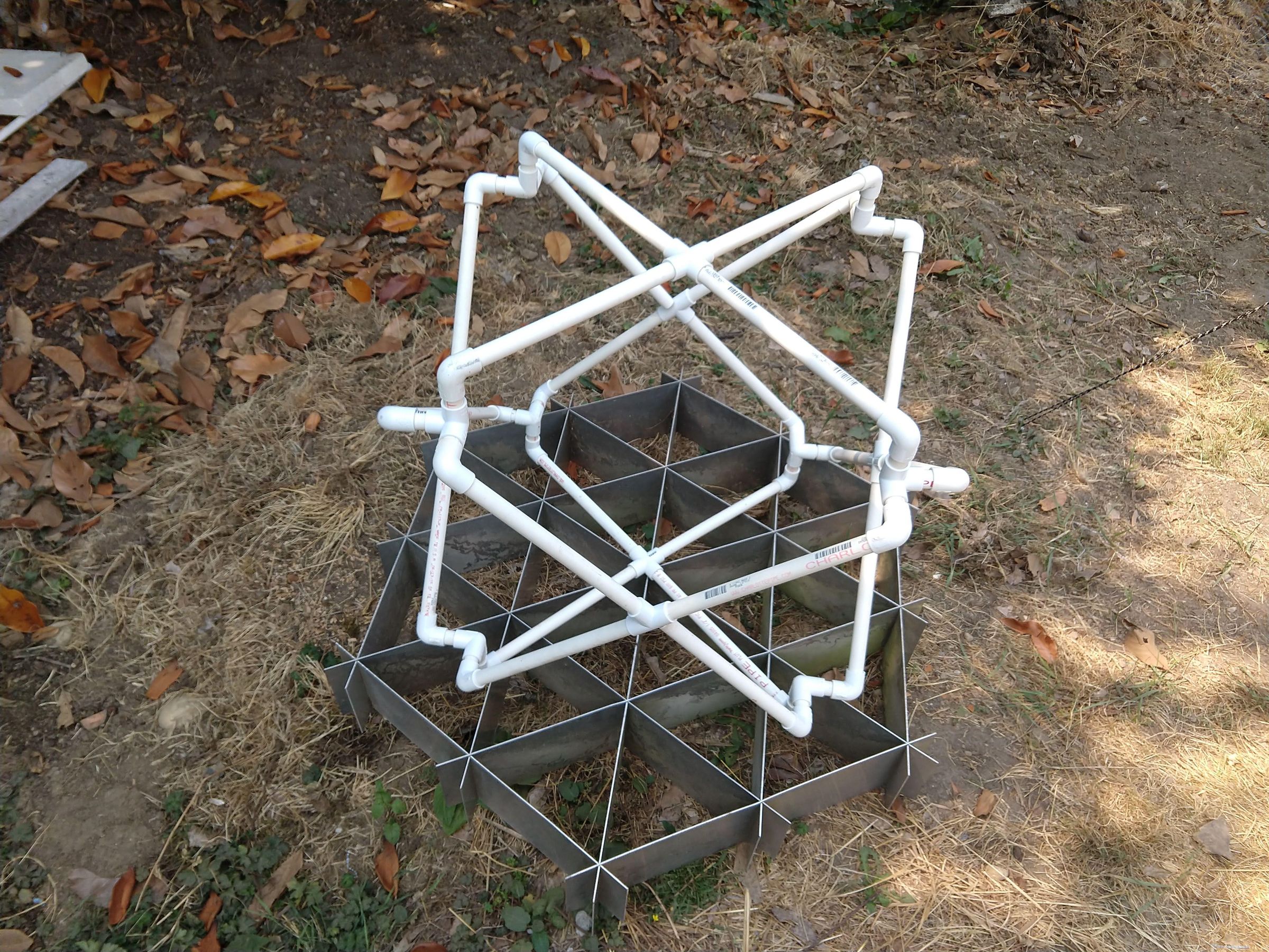 PVC Pipe Star Tetrahedron : 3 Steps - Instructables