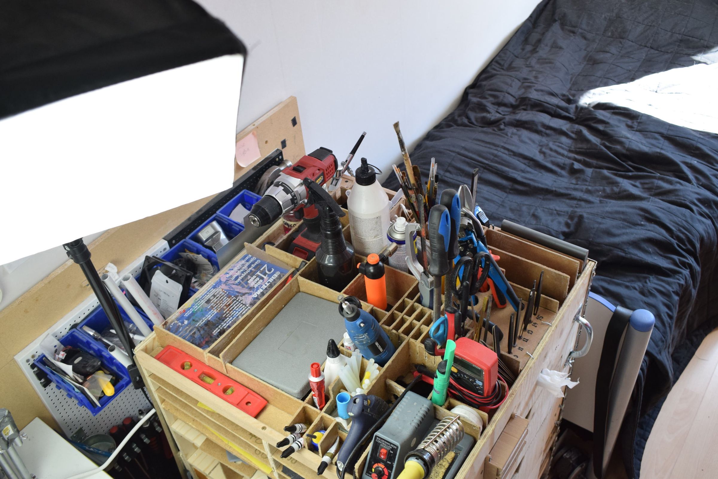 Compact Shop Organizer Cart for $50! (from Scrap Wood) : 12 Steps (with ...