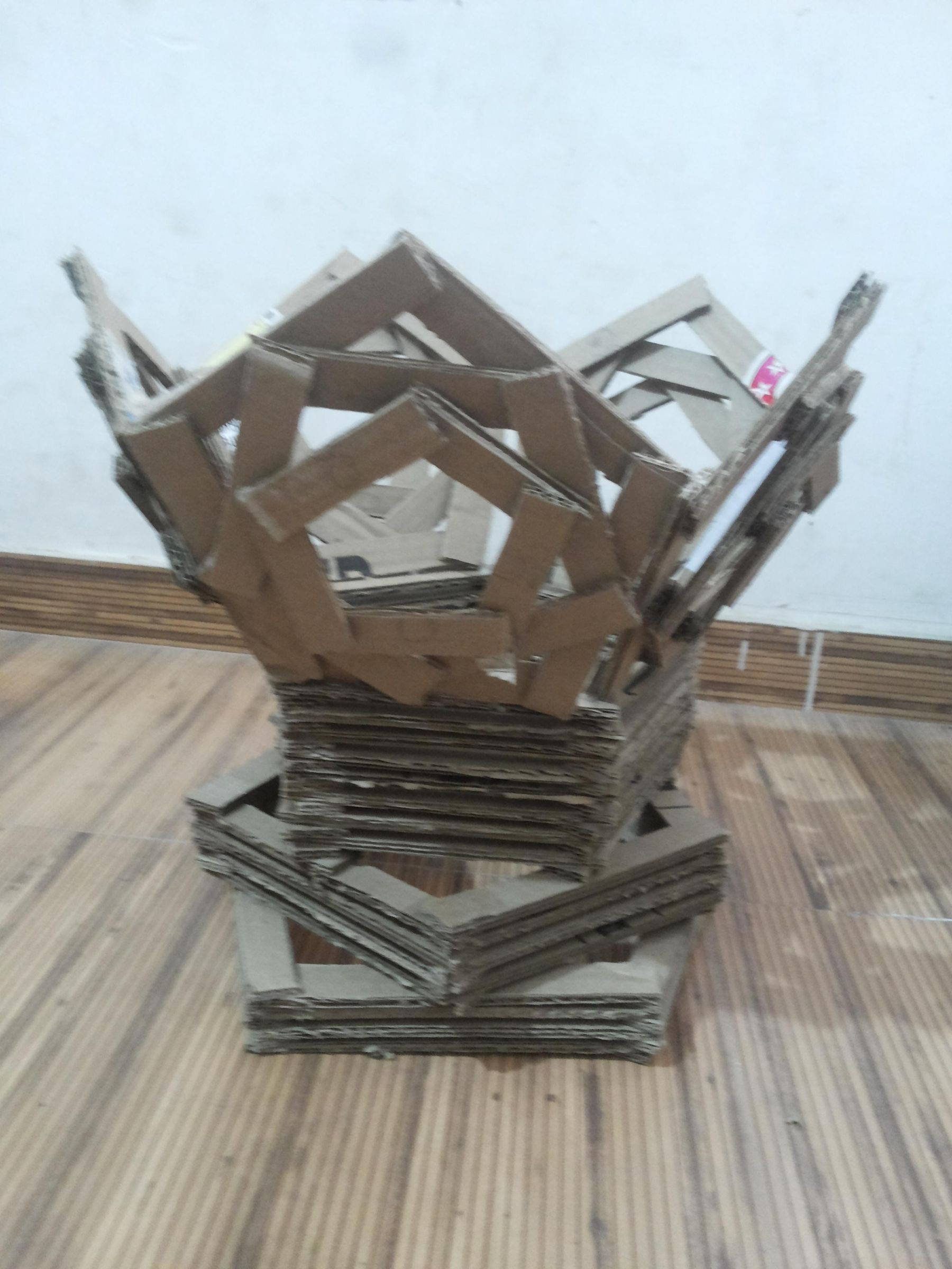 Cardboard Pentagon Table Lamp : 6 Steps (with Pictures) - Instructables