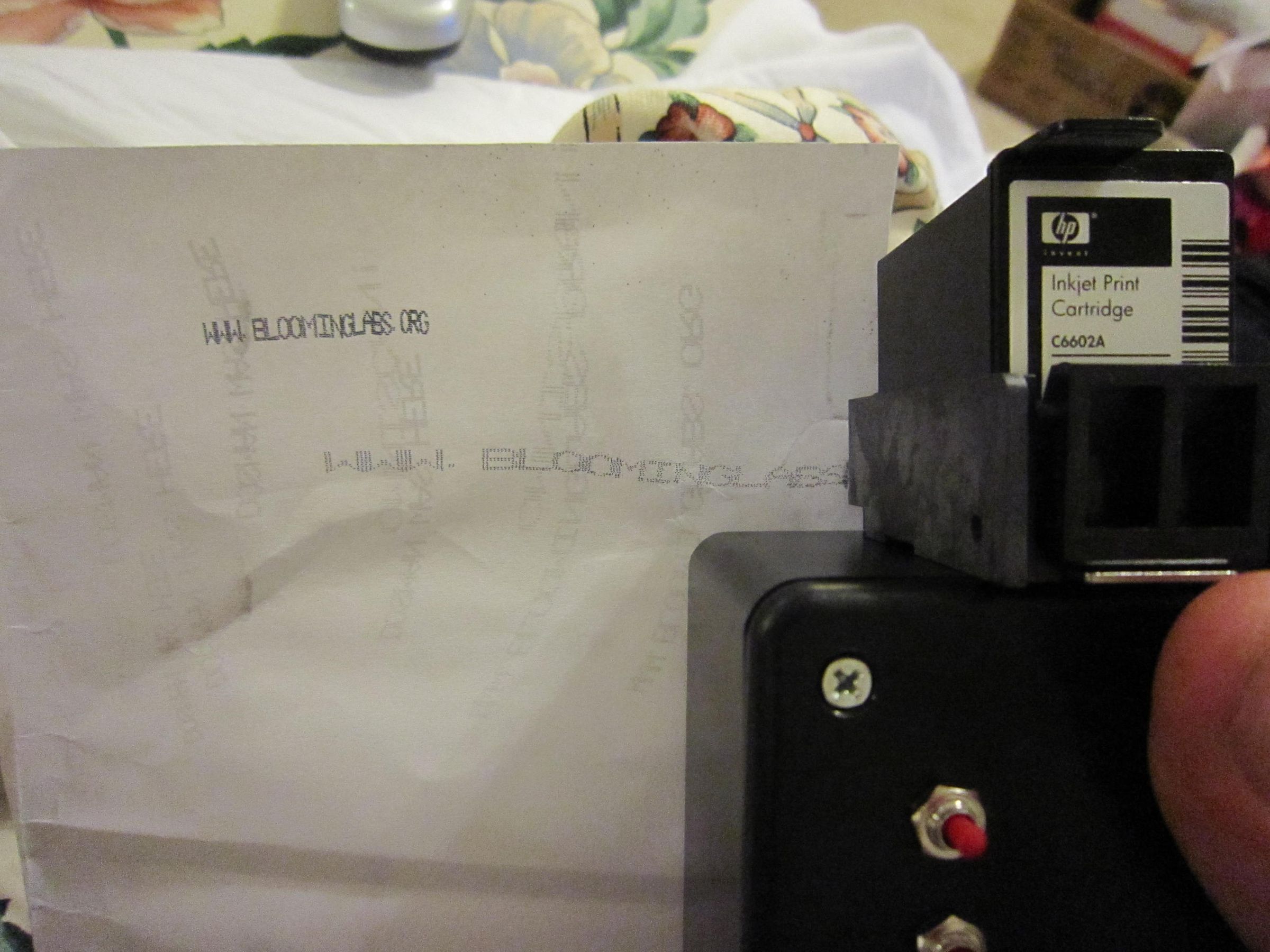 Make a Handheld InkJet Printer! Print on ANY Surface! : 5 Steps (with ...