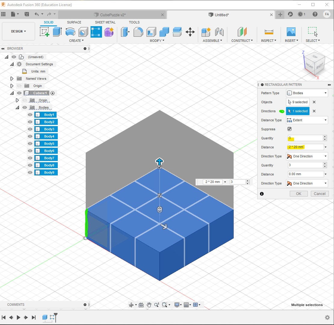 Design and Make a 3D Puzzle Cube (with Fusion360) : 7 Steps (with ...