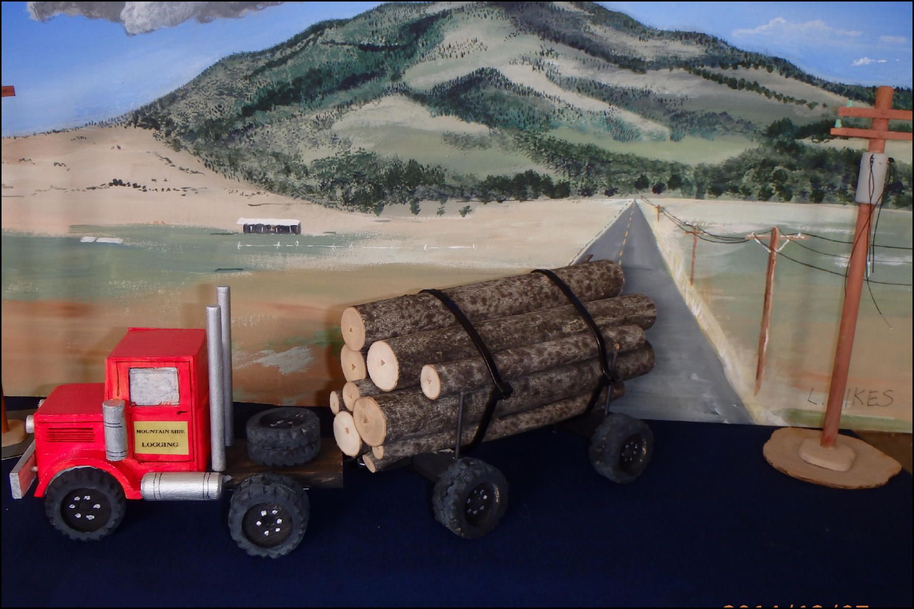 Logging Truck Drawings