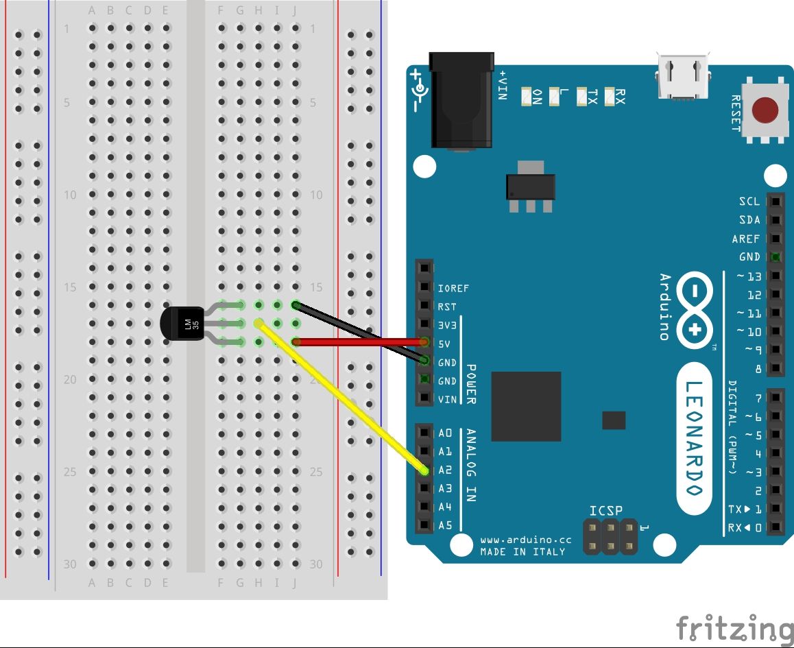 LM35 Temperature Sensor : 3 Steps - Instructables