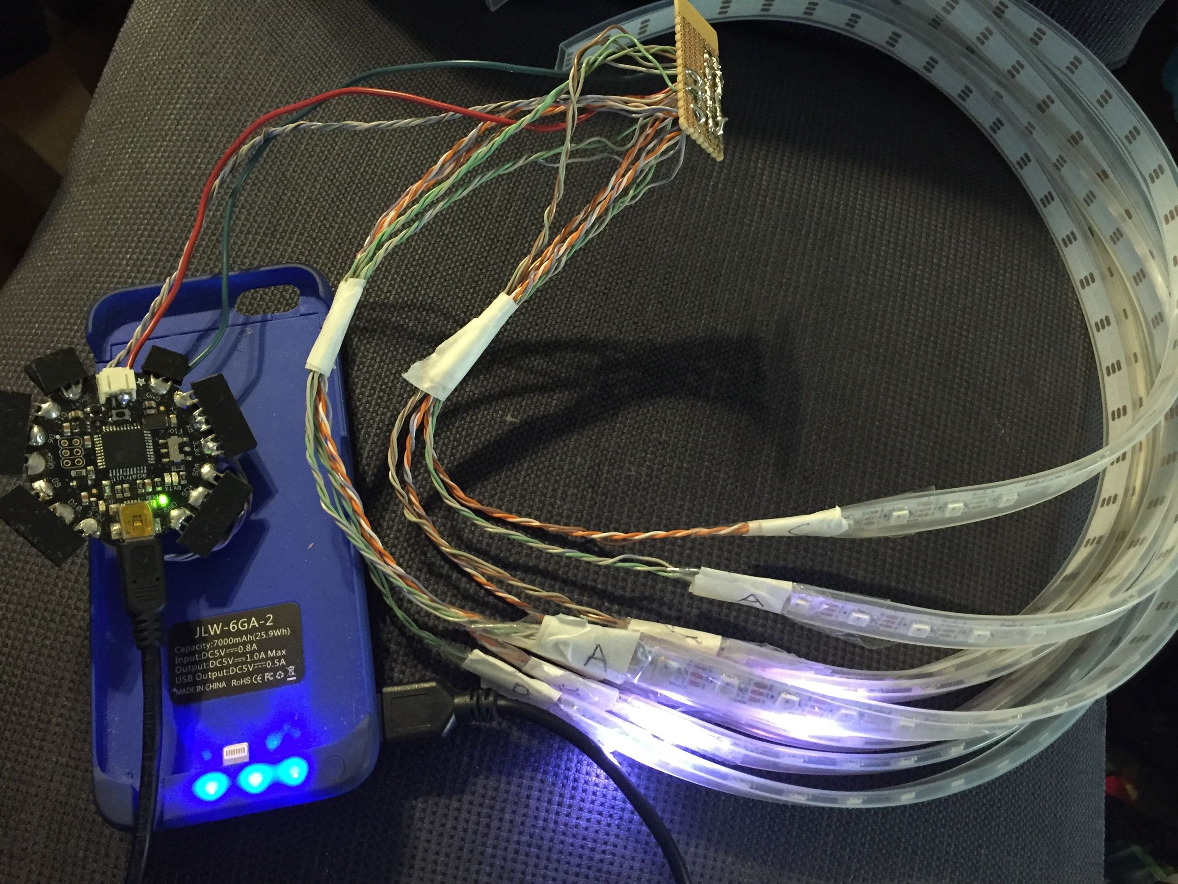 Neopixel Light Up Fire and Ice Wings : 4 Steps (with Pictures ...