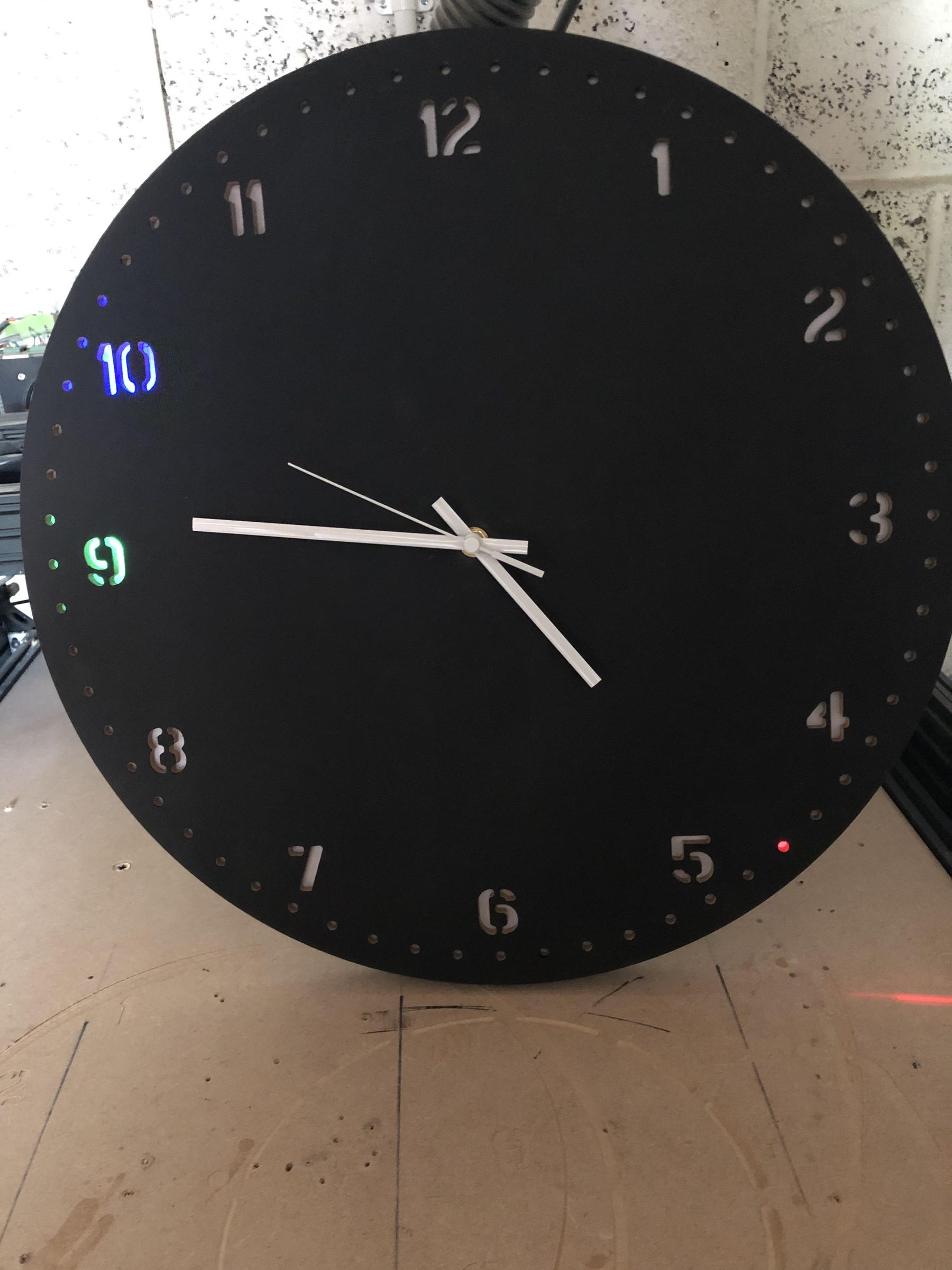 Supersize LED/Analog Clock With a Twist. : 5 Steps (with Pictures ...