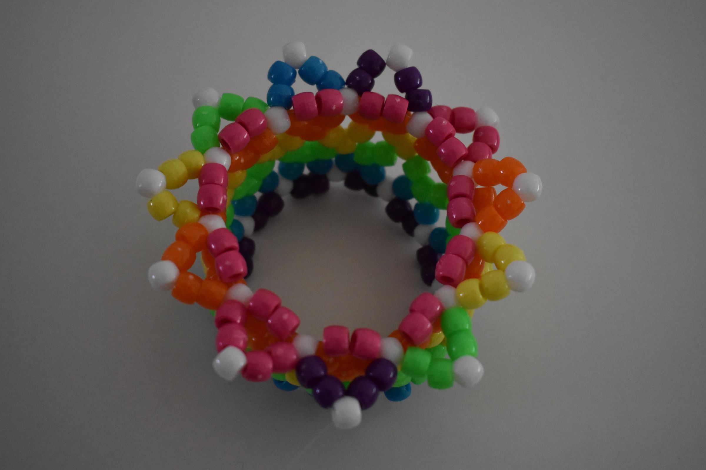 Rainbow 3D Kandi Cuff : 11 Steps (with Pictures) - Instructables