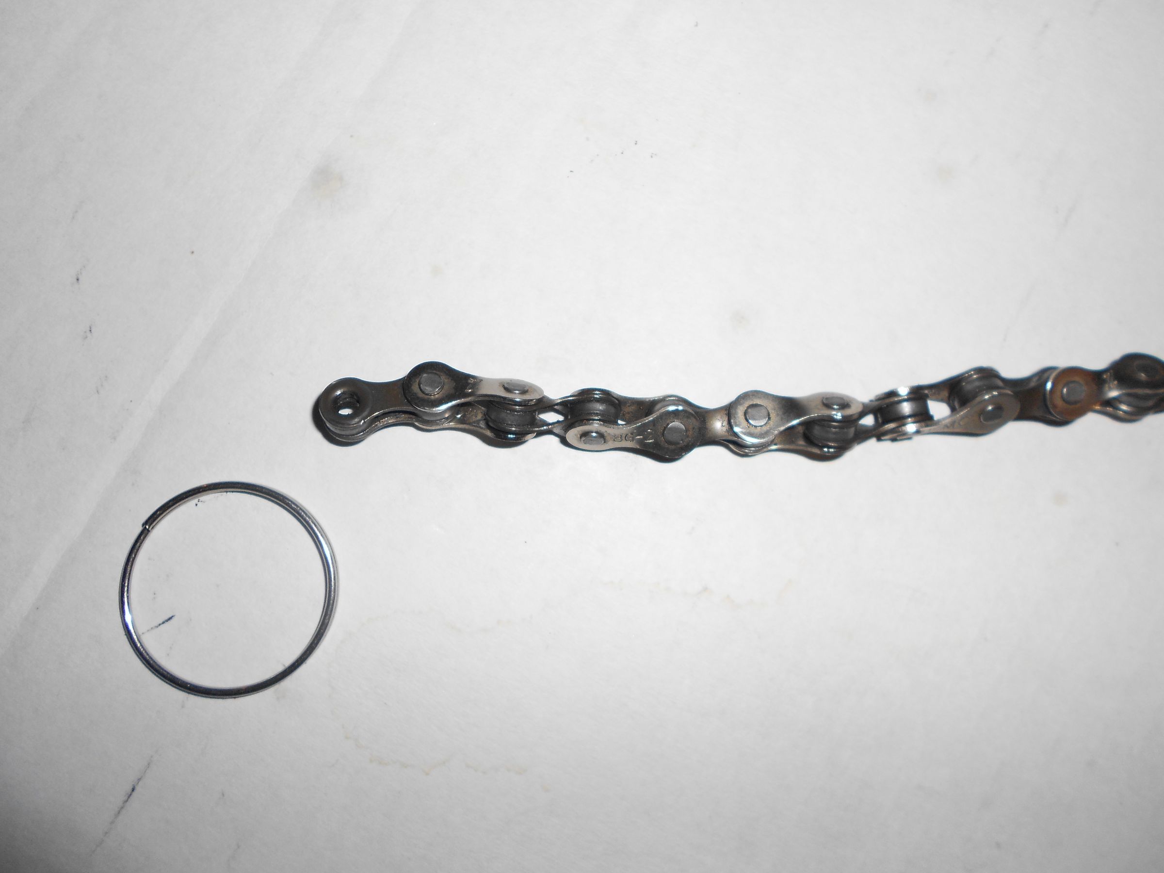 How to Make a Free Bending Bicycle Chain Wallet Chain ( Just Pictures ...