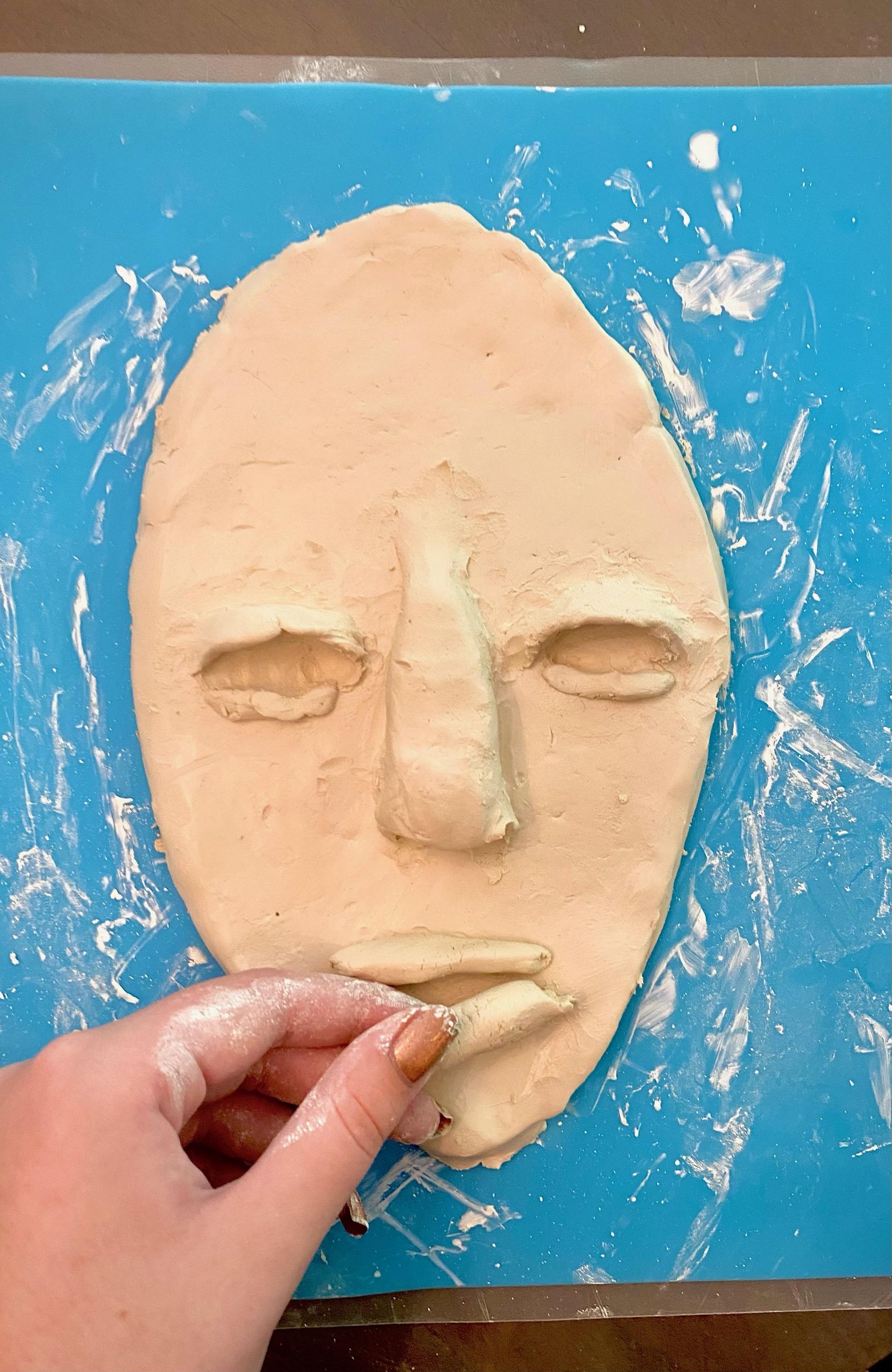 Smiling Clay Face, Warm Color Palette : 10 Steps (with Pictures ...