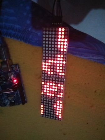 Scrolling Text on a 8x8 LED Matrix Using an Arduino UNO : 5 Steps (with ...