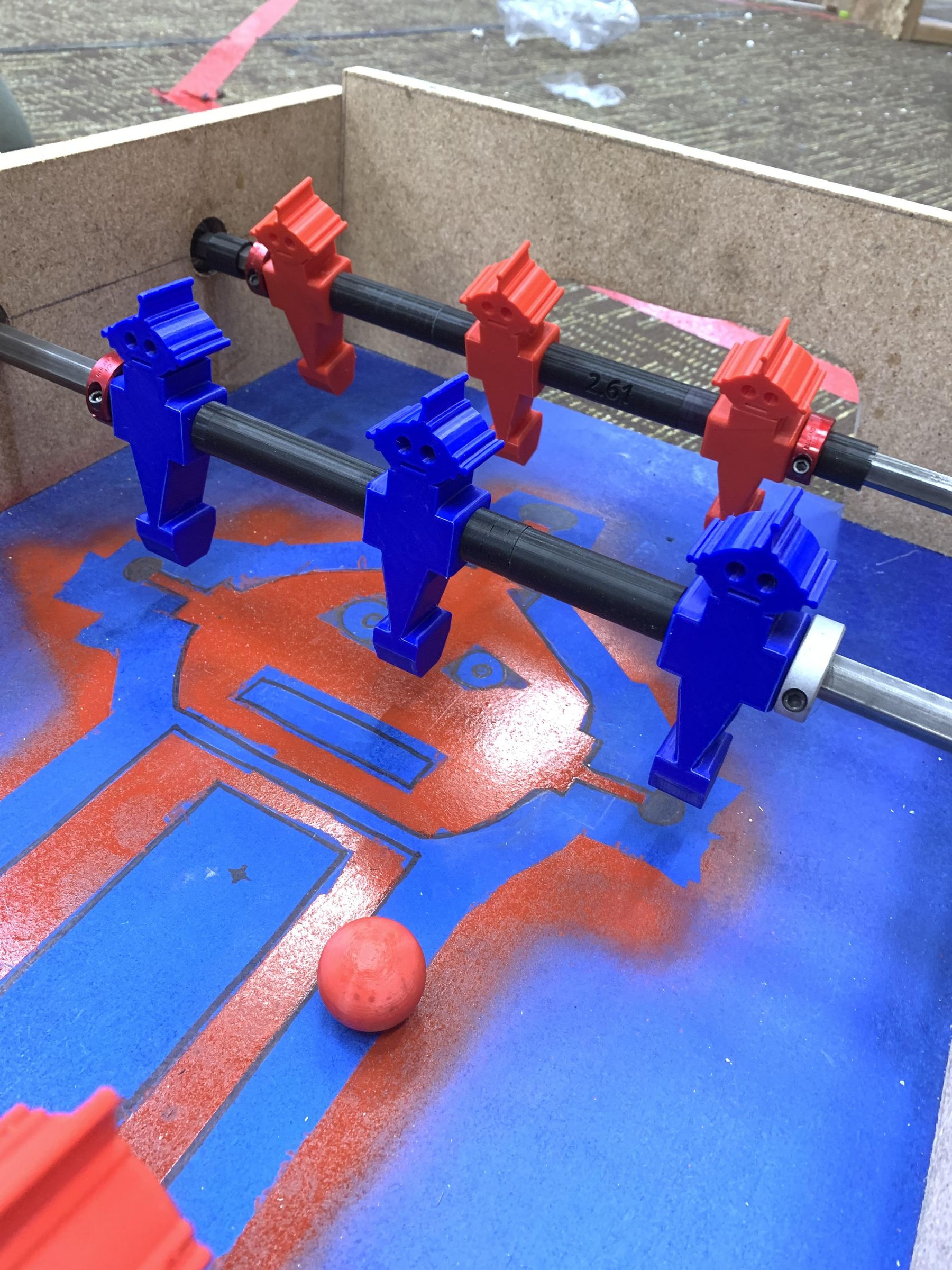 Tabletop Foosball Table Using Hex Shafts : 15 Steps - Instructables