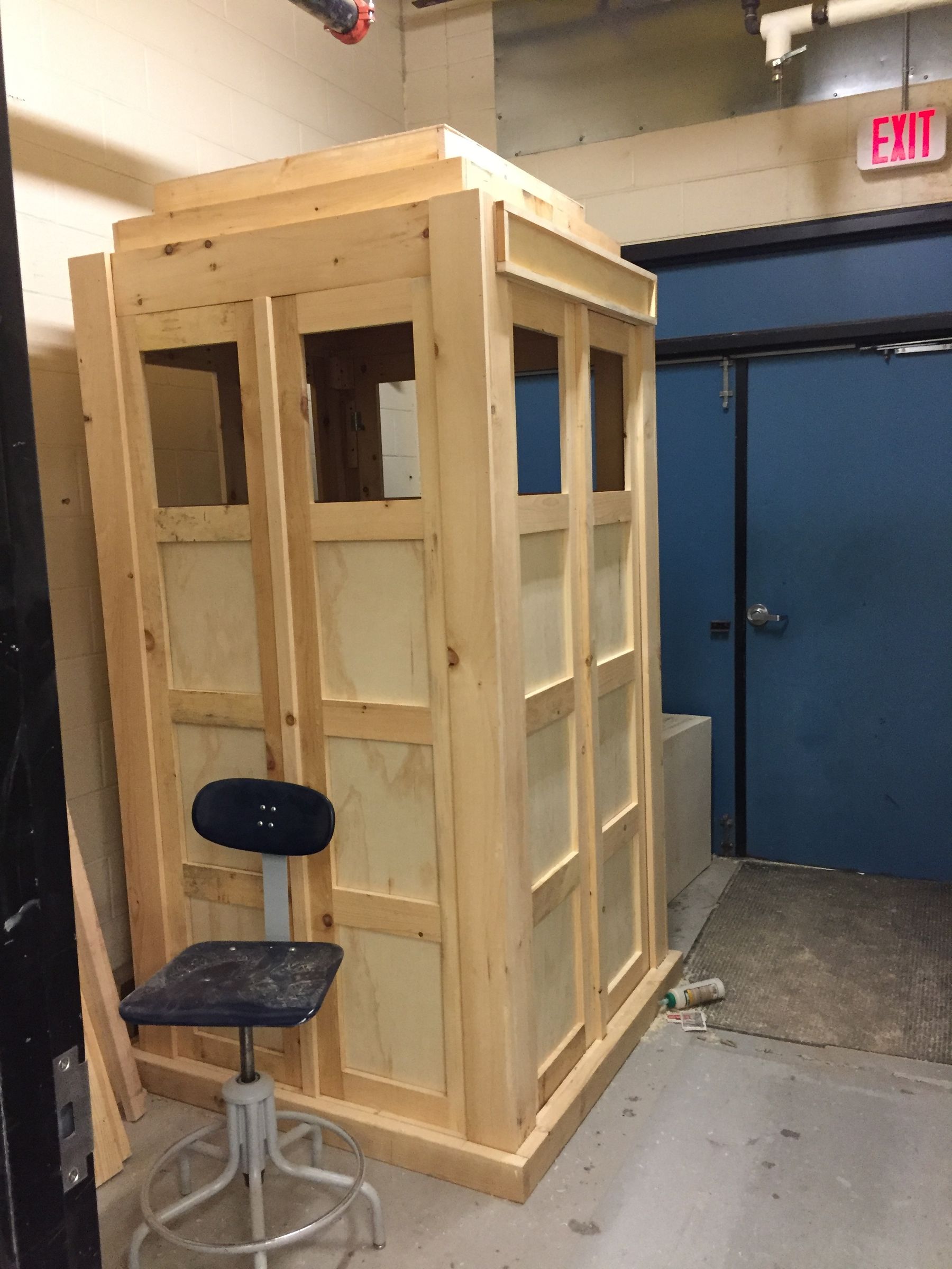 Full Scale TARDIS Shed/Storage Build! : 13 Steps (with Pictures ...
