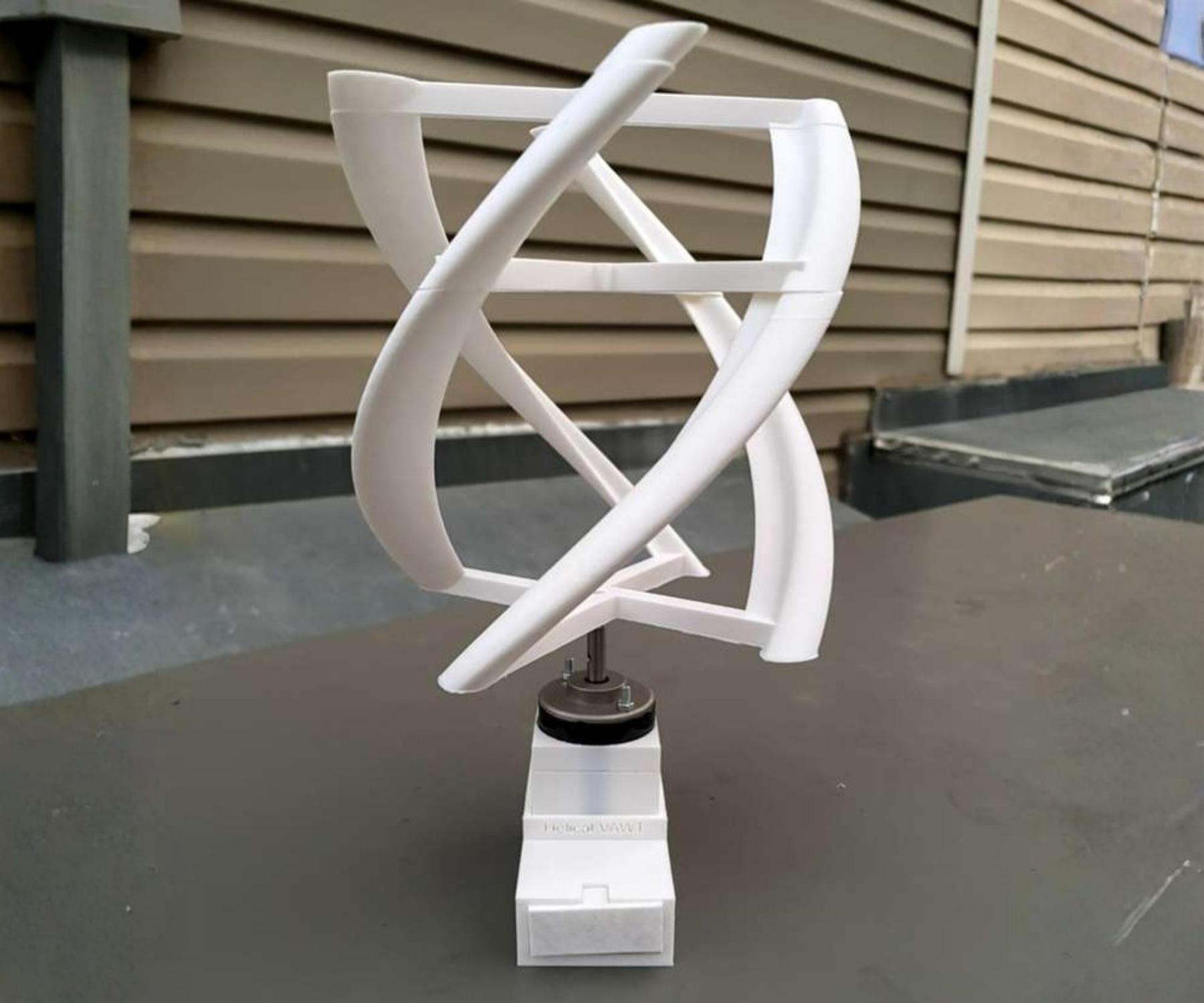 Modular Helical Vertical-Axis Wind Turbine for Urban Wind : 21 Steps ...