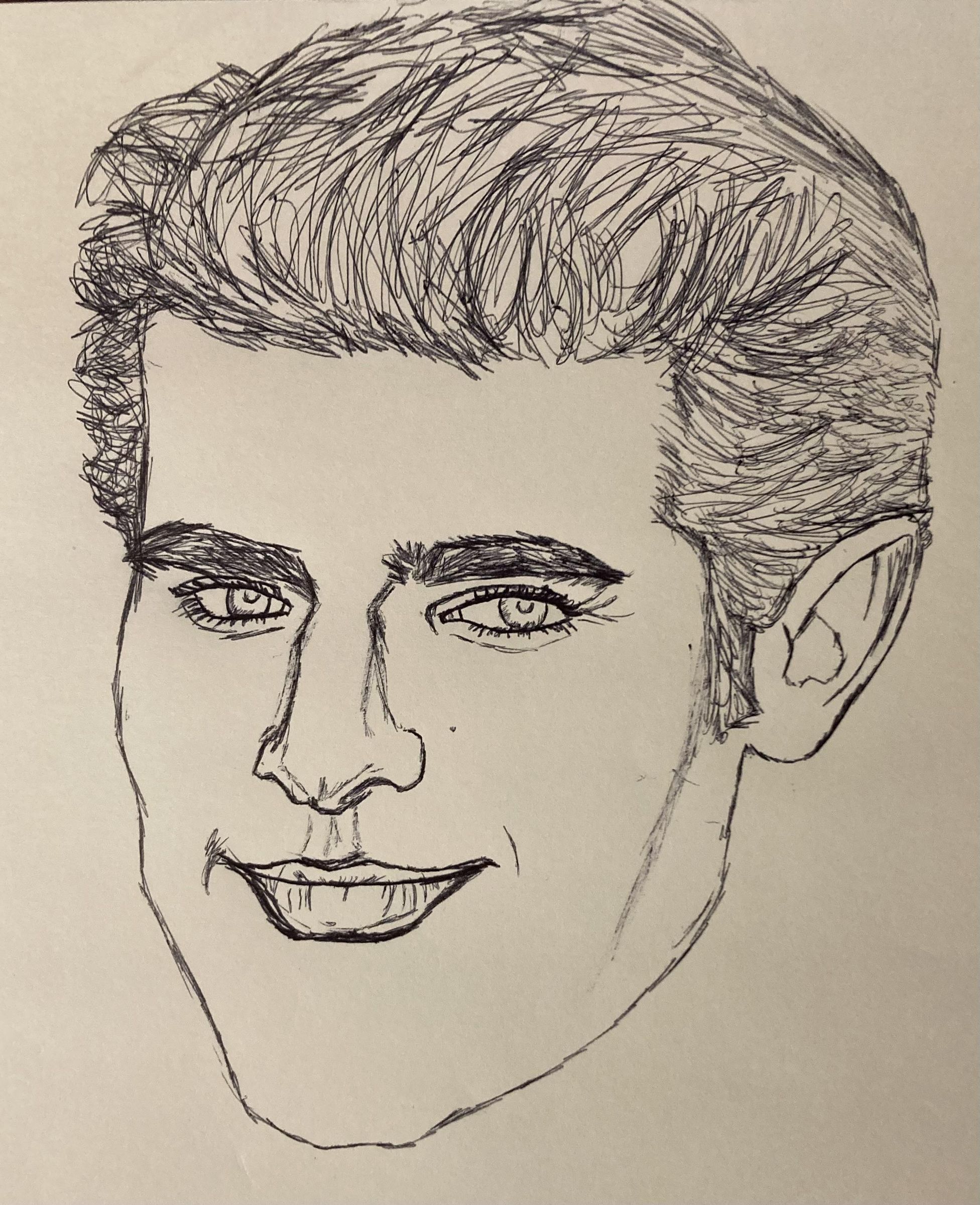 How to Sketch a Free-hand Portrait Using a Reference : 10 Steps ...