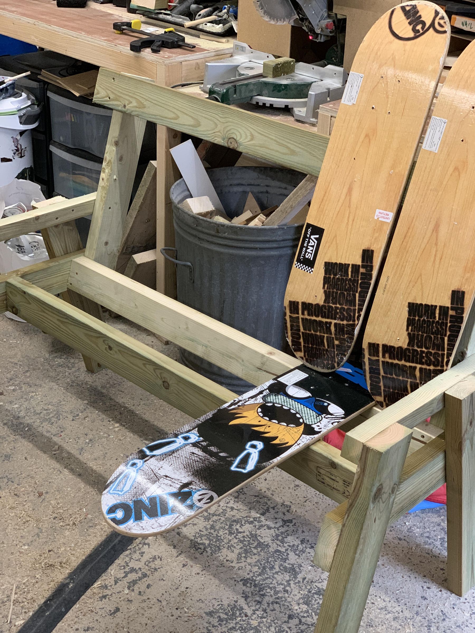 Skateboard Bench : 5 Steps (with Pictures) - Instructables