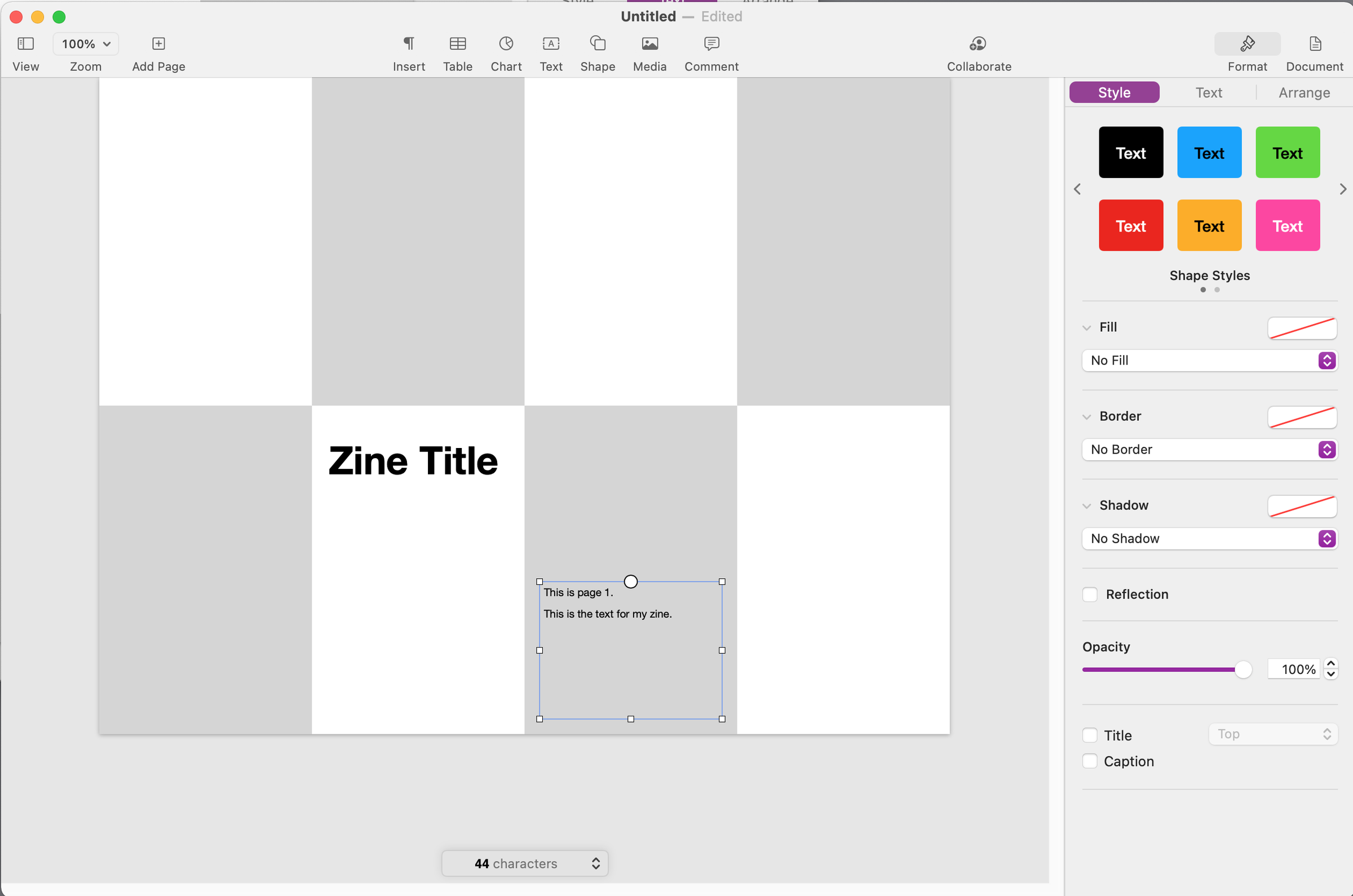 Zine Template for a Mac : 32 Steps - Instructables