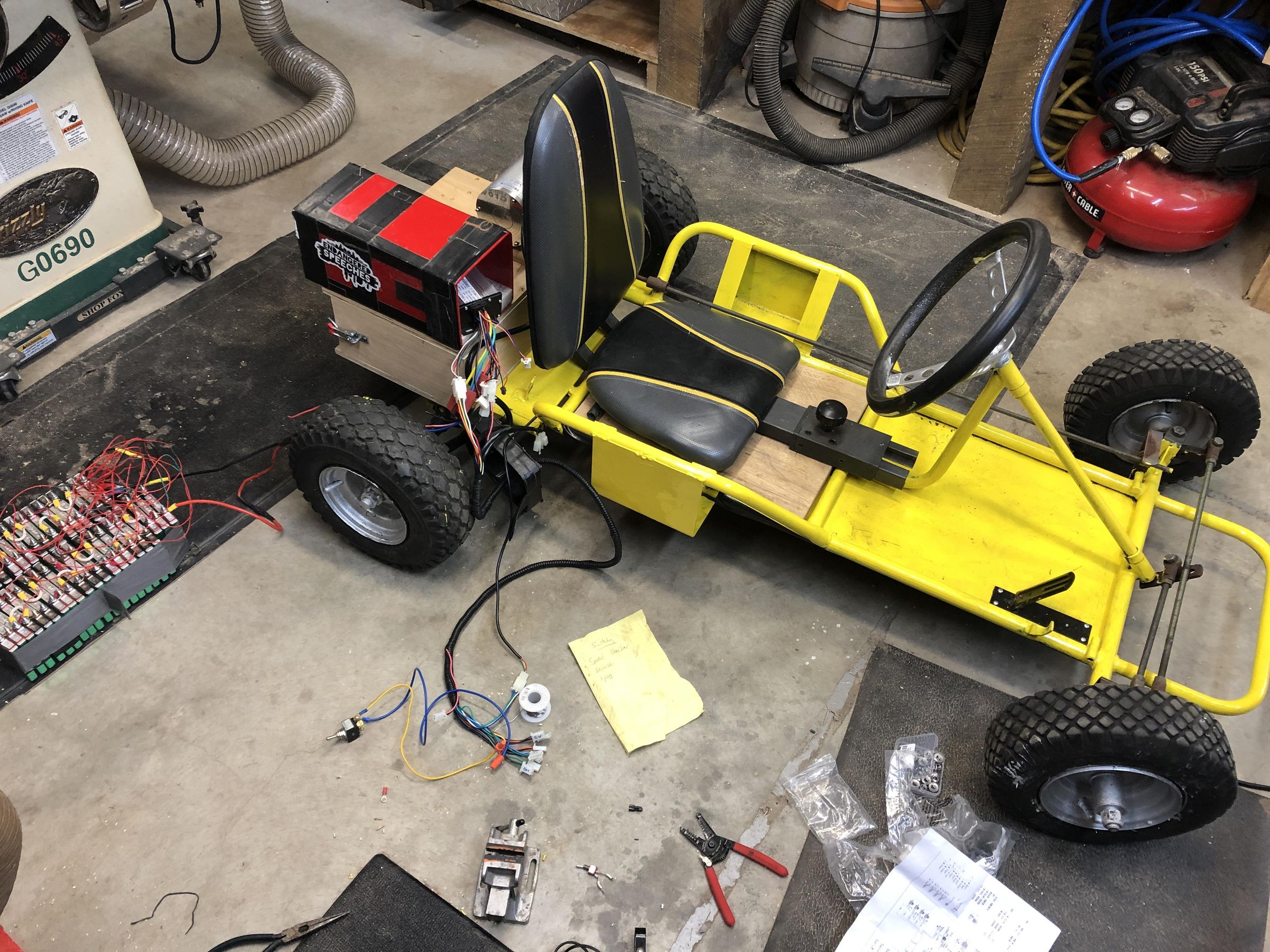 The Bolt! - an Electric Go Kart Homeschool STEM Project : 15 Steps ...
