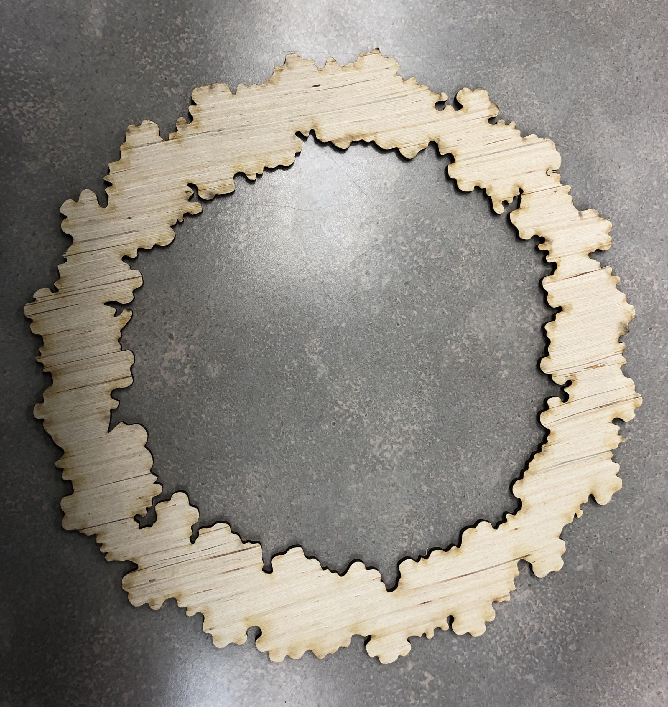 3 Layer Lasered Christmas Wreath (wood) : 4 Steps (with Pictures ...